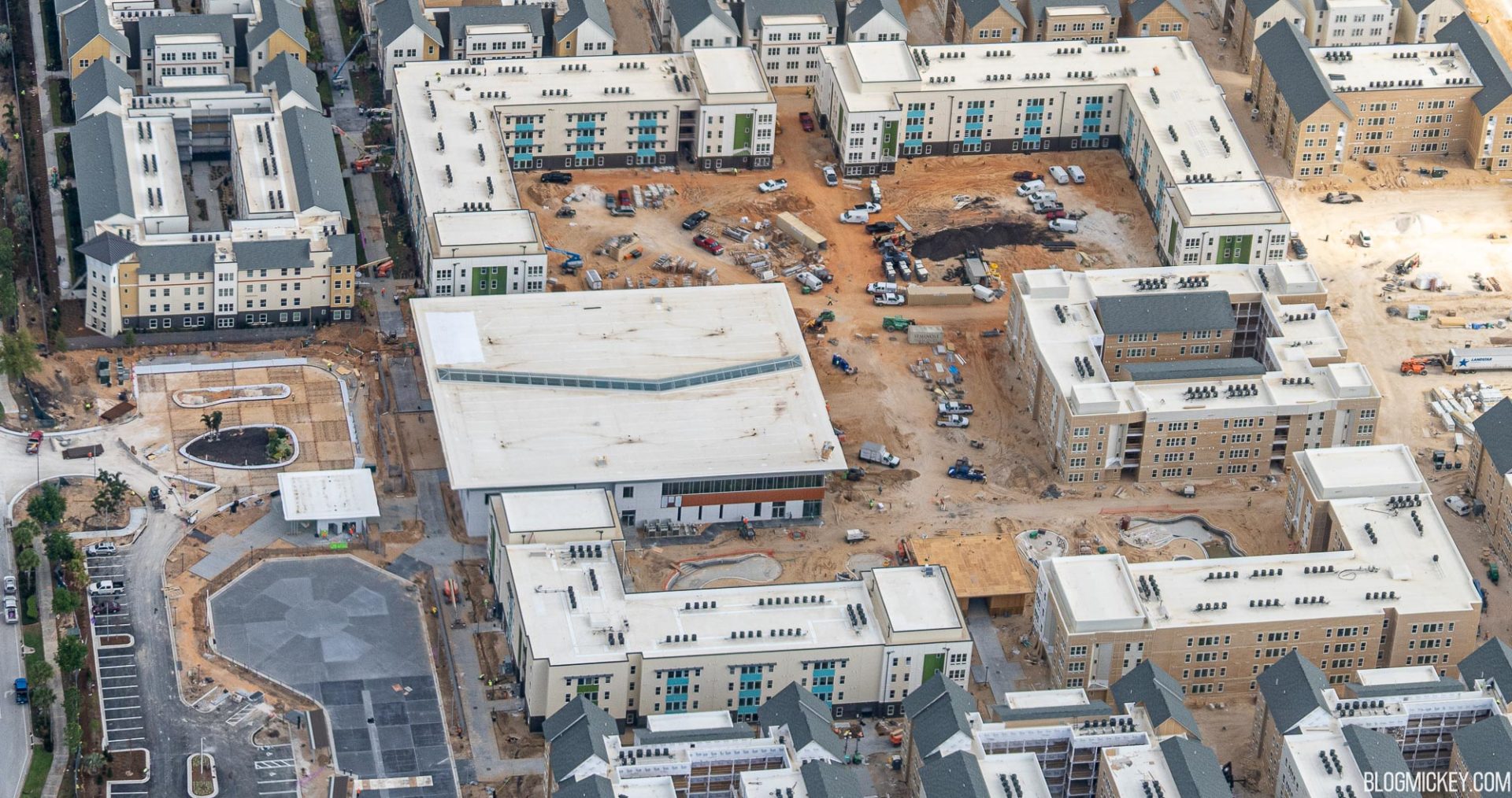 Aerial Photos of New Disney College Program Housing Campus Construction ...