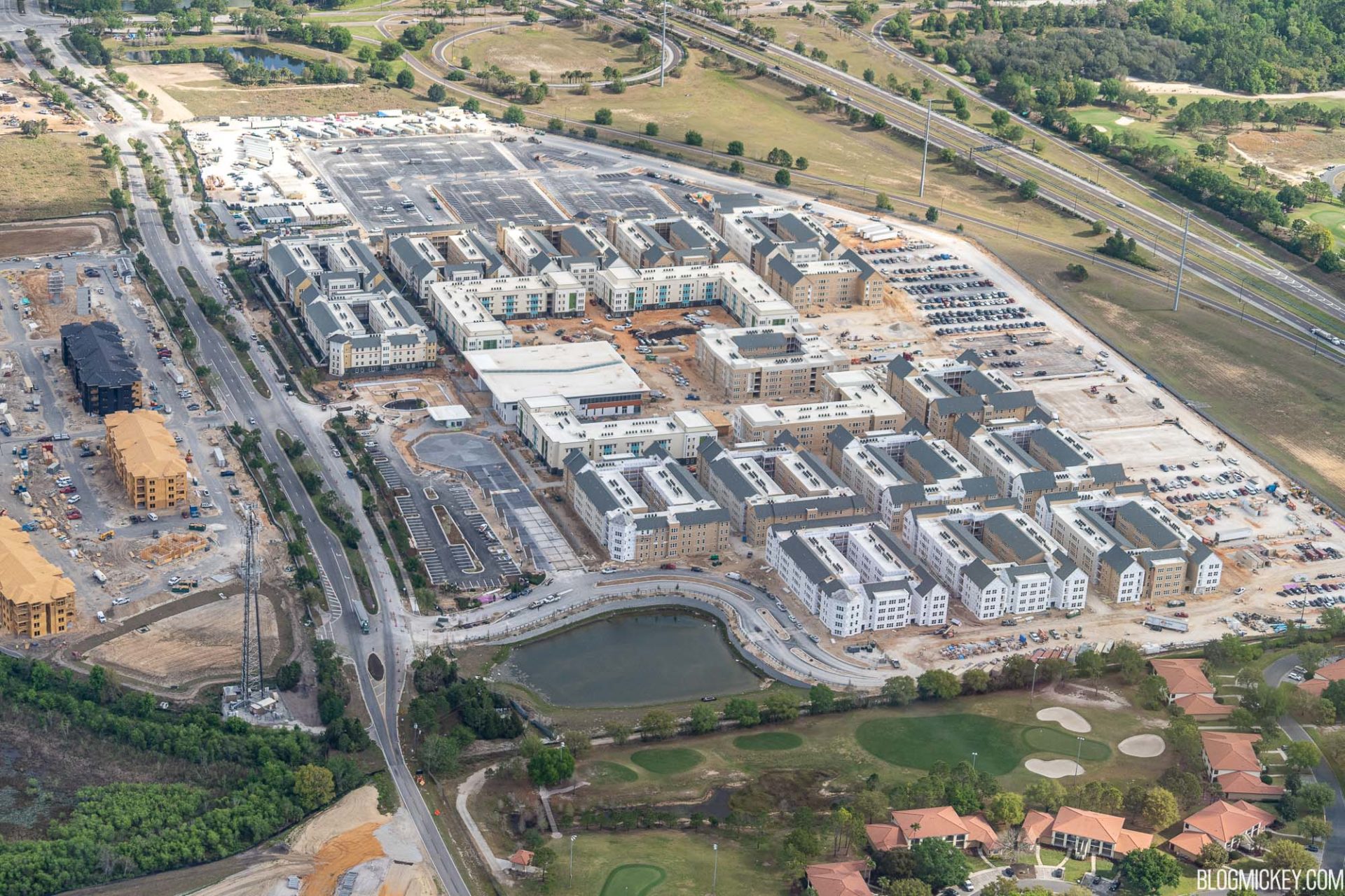 Aerial Photos of New Disney College Program Housing Campus Construction ...