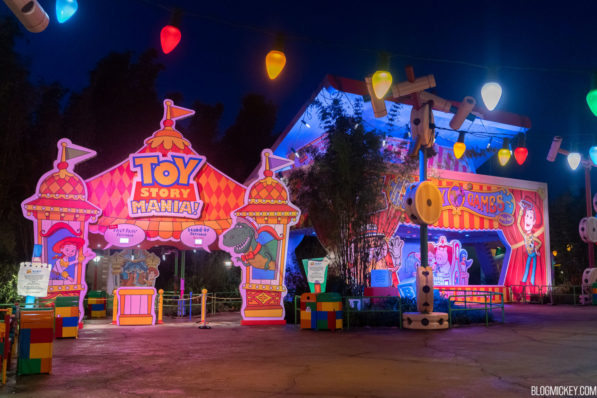 Toy Story Mania Ride in Toy Story Land