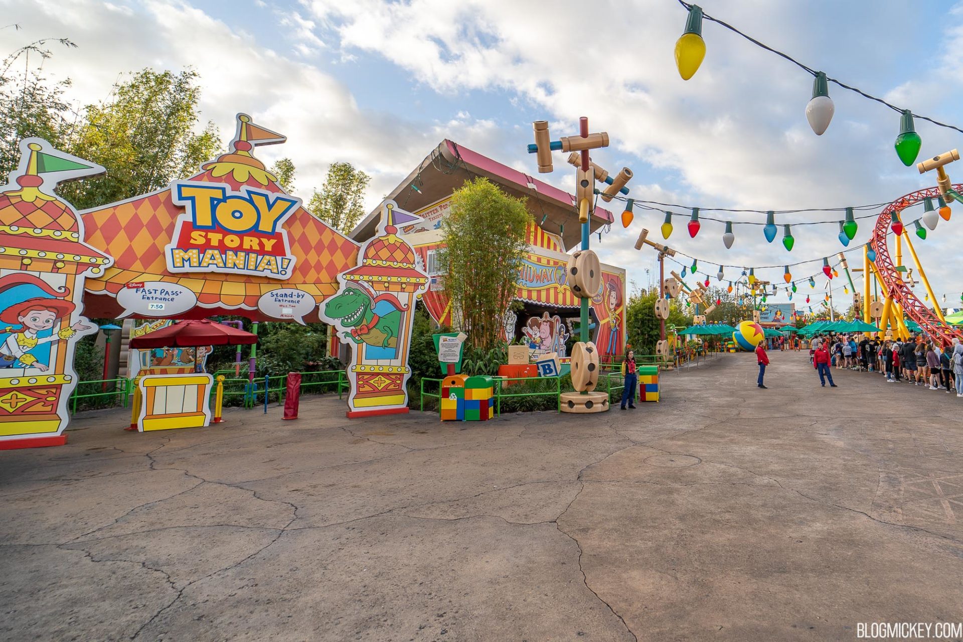 Toy Story Mania Ride in Toy Story Land