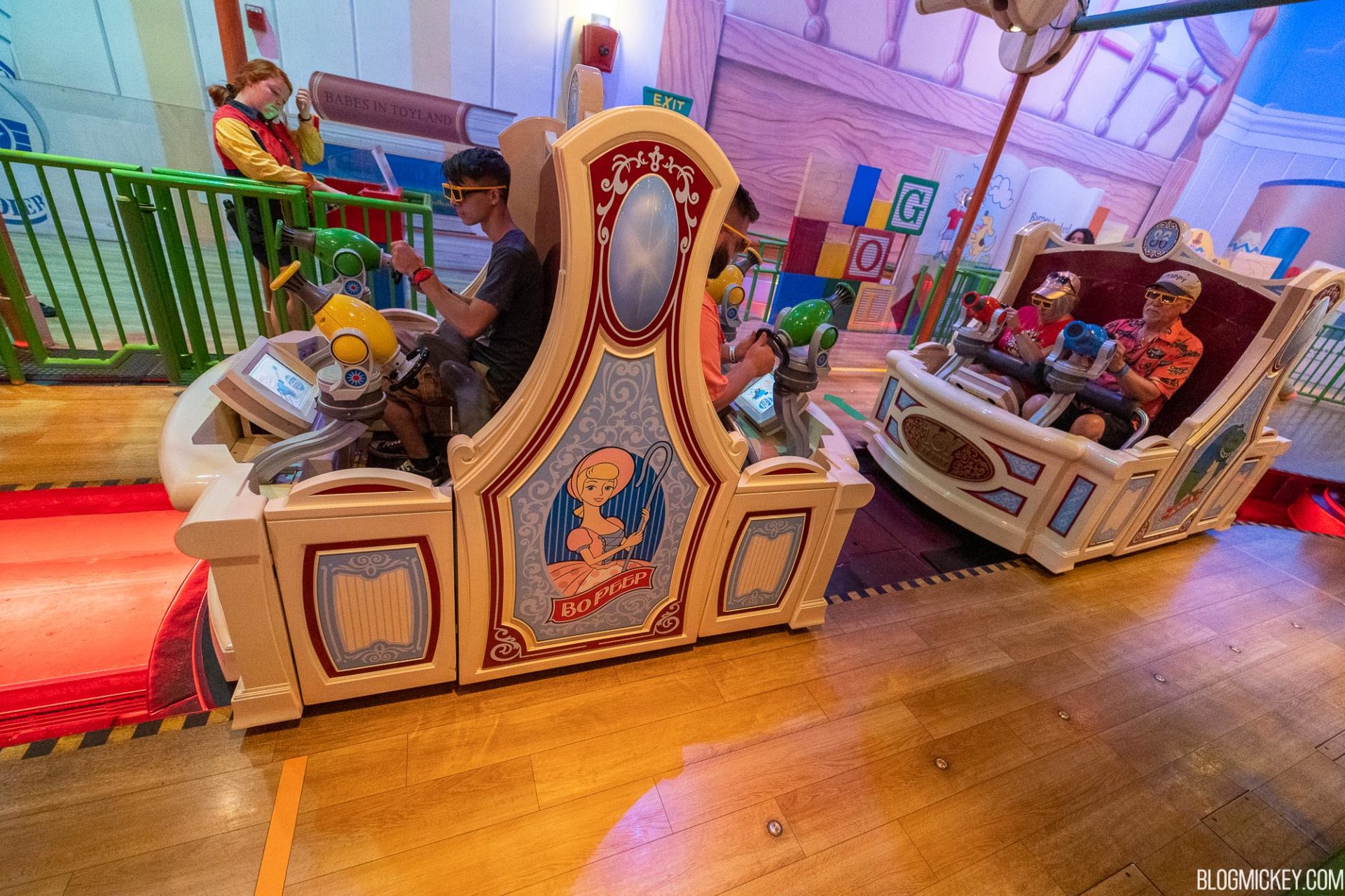 Toy Story Mania Ride in Toy Story Land