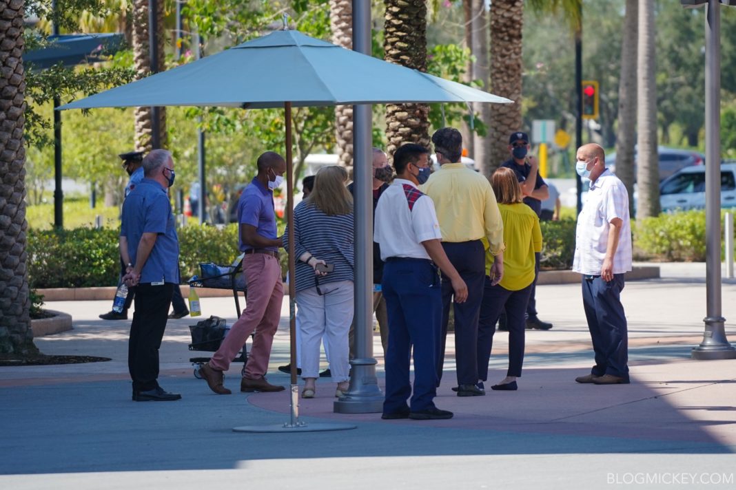 Walt Disney World Theme Park Leadership Spotted Touring Disney Springs ...