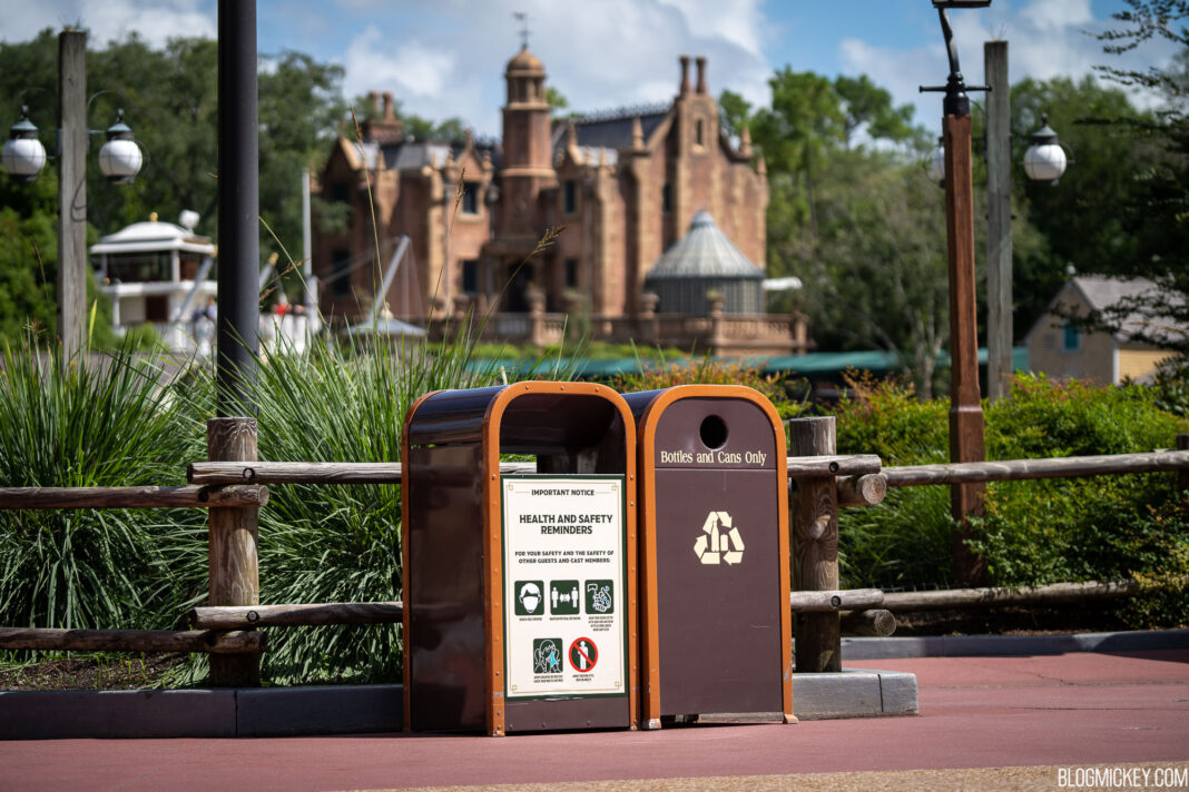 Disney World Rolling Back Trash Cans to Pre-COVID State
