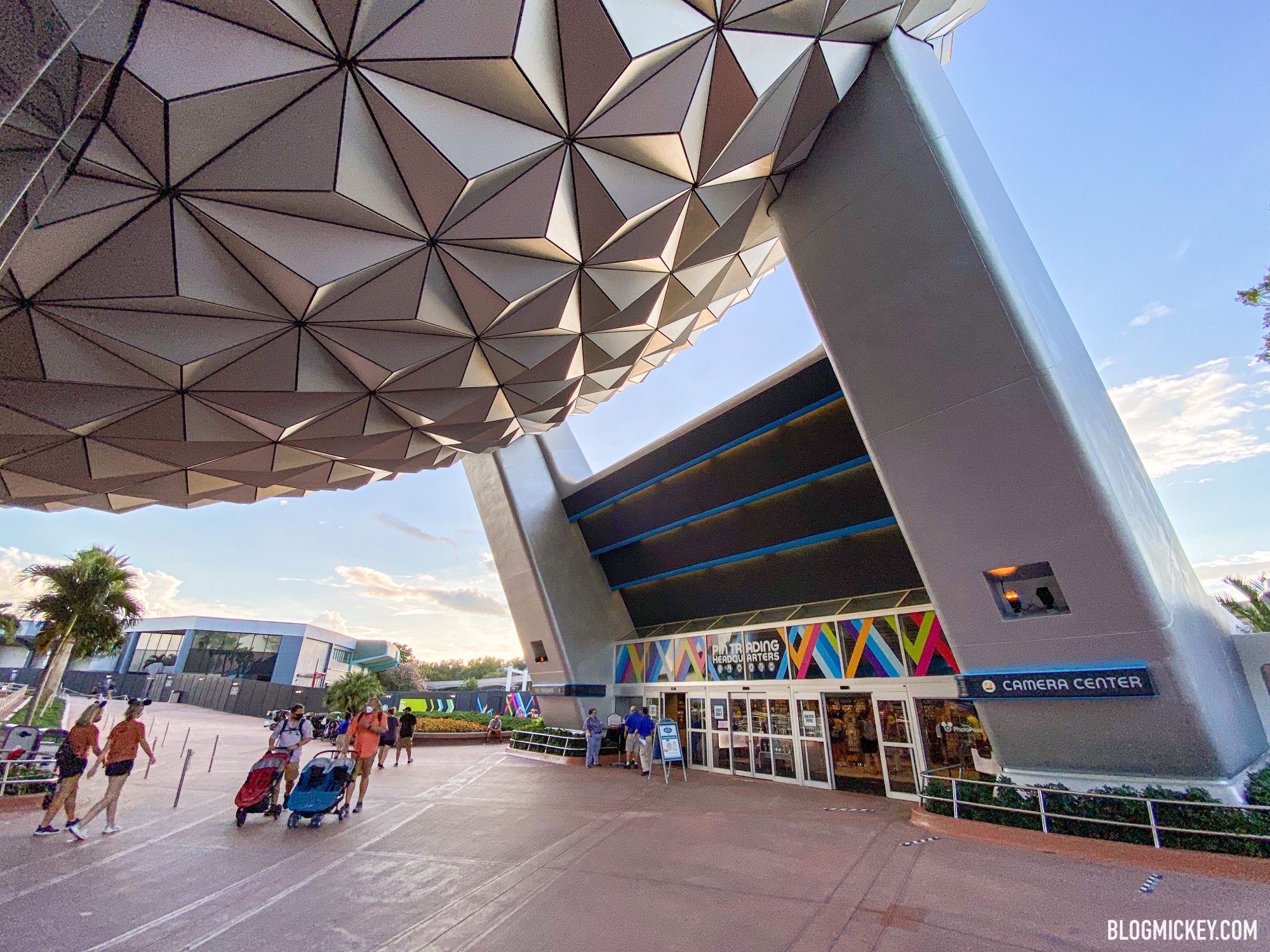 Spaceship Earth Shops Receive Blue Accents at EPCOT
