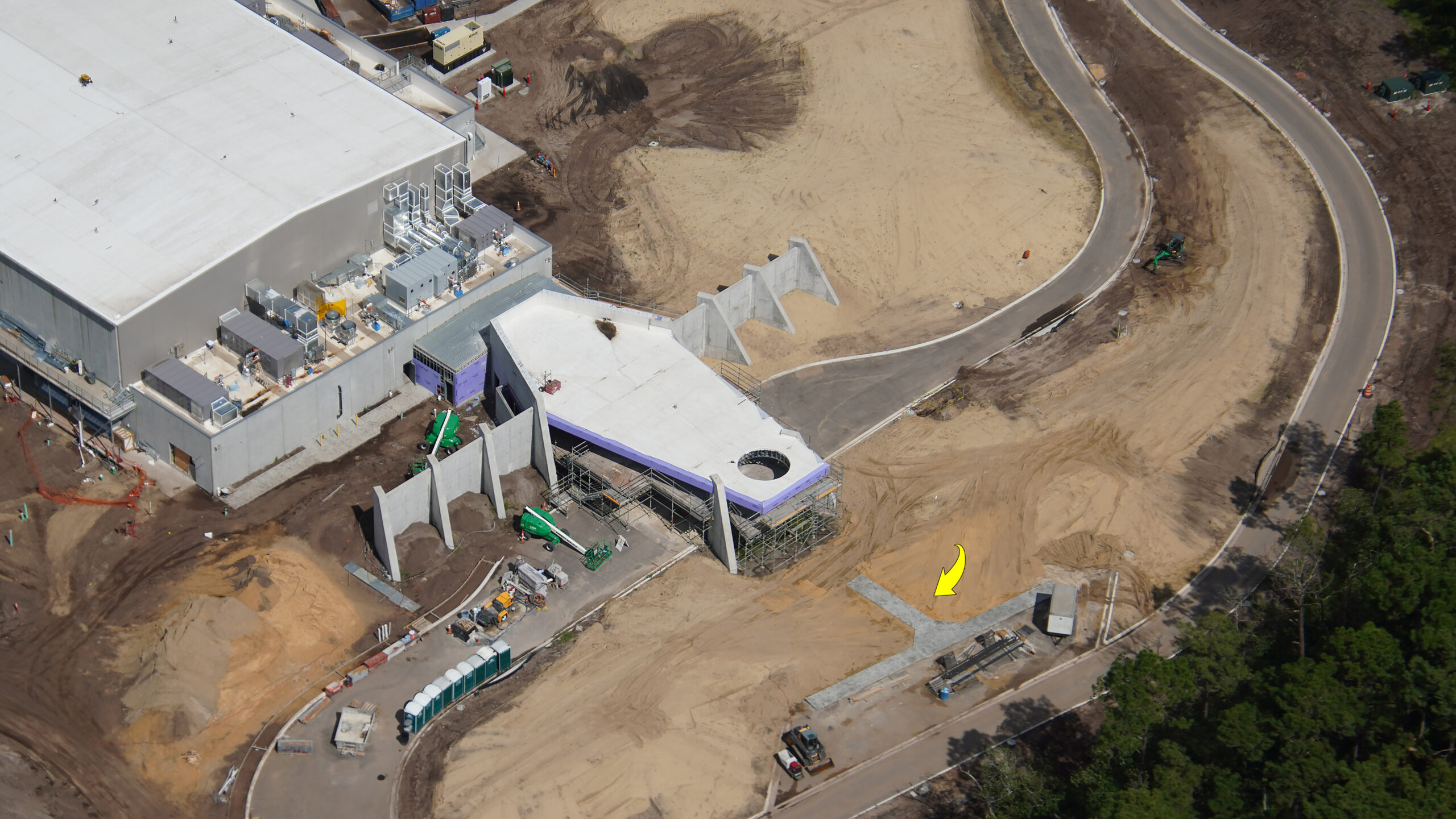 Latest Aerial Look at Galactic Starcruiser Star Wars Hotel (October 2020)