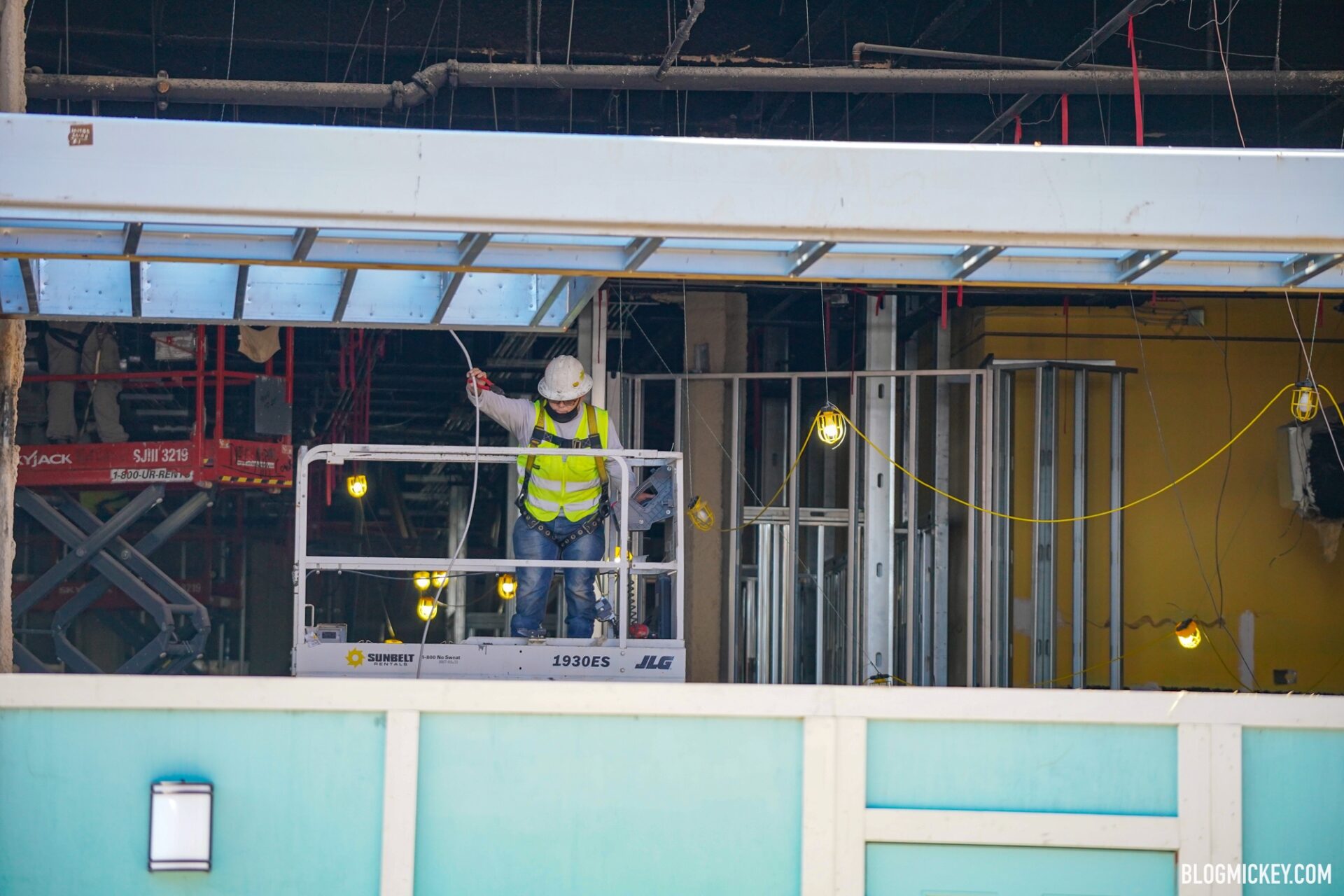 M&M Store Construction Continues at Disney Springs