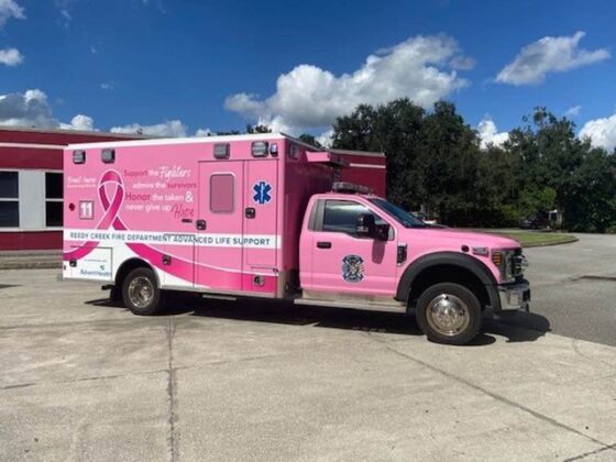 Reedy Creek Fire and Rescue Debuts Pink Breast Cancer Awareness ...