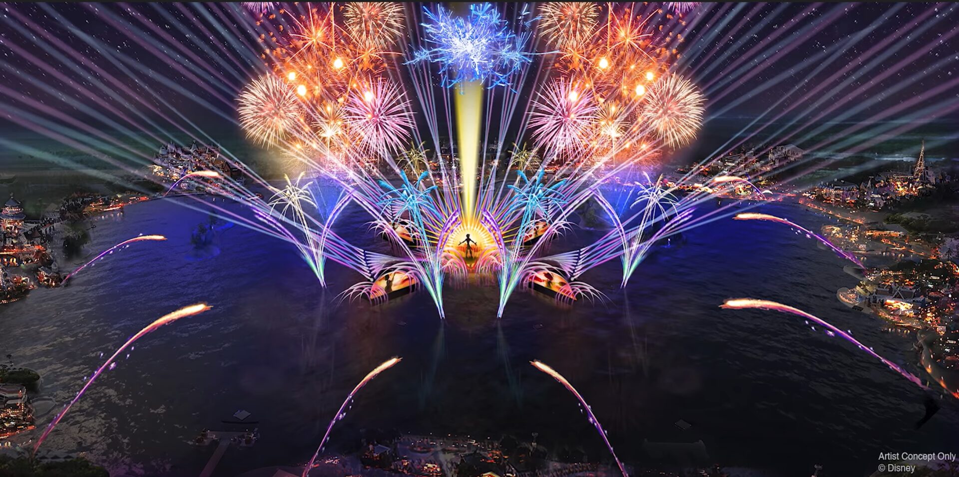 Final 'Harmonious' LED Barges Continue Construction Backstage at EPCOT
