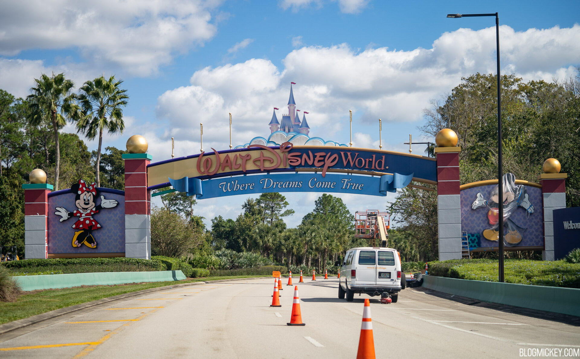 Mickey Wrapped for Protection, Flags Removed, New Colors Painted Onto ...