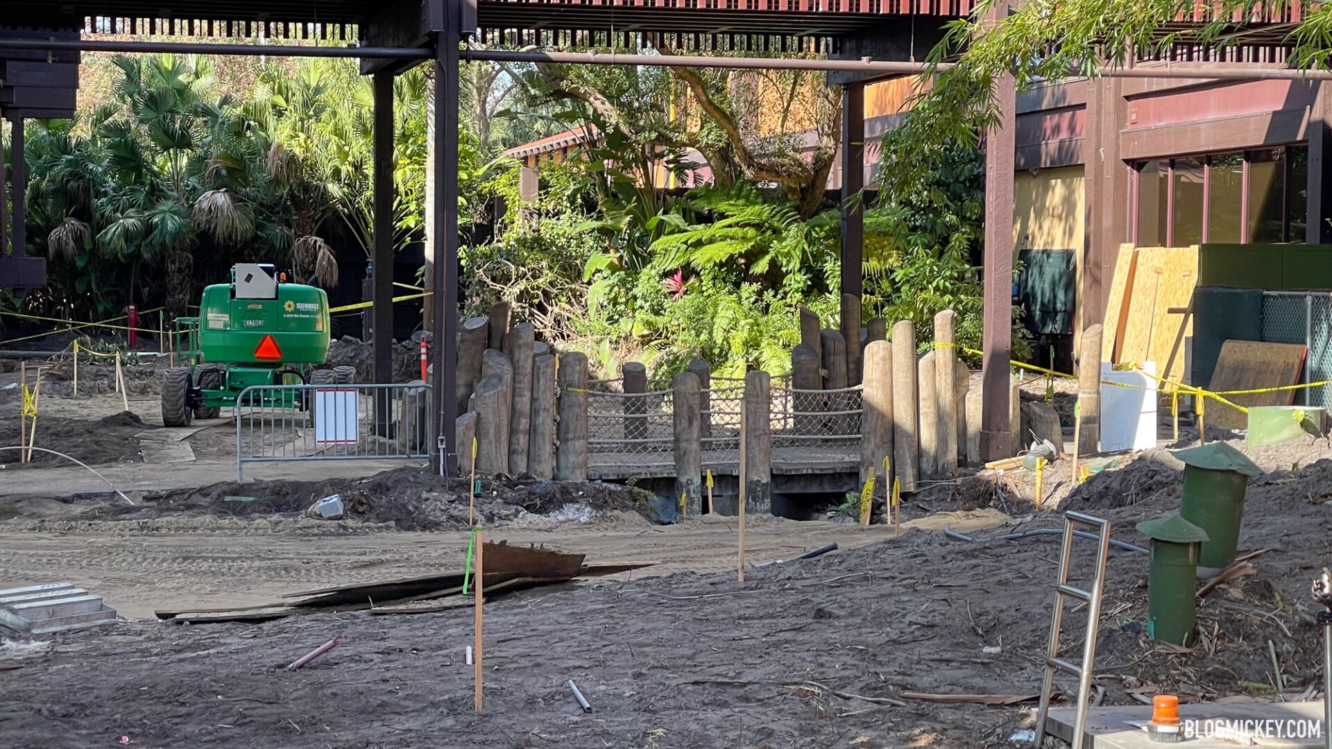 Crossbeam Installation Completed at Disney's Polynesian Village Resort