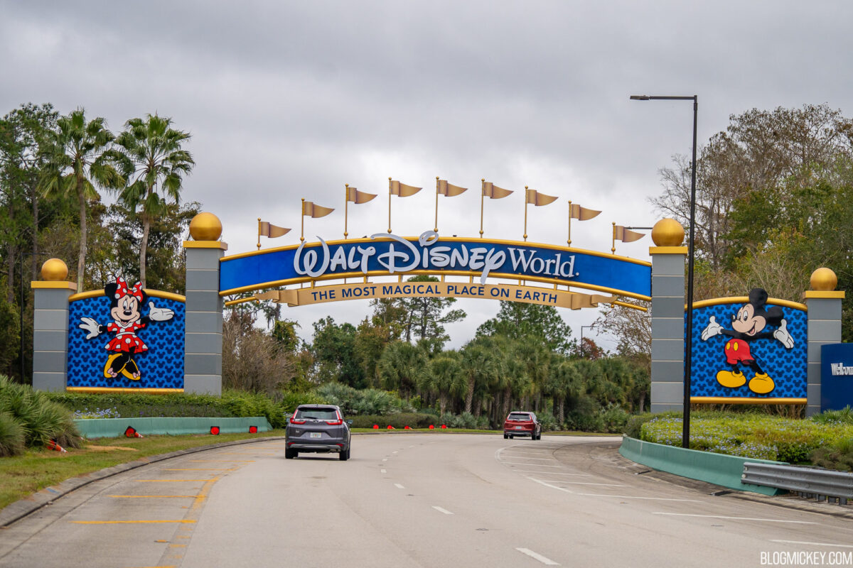 First Disney World Entrance Archway Refresh Completed