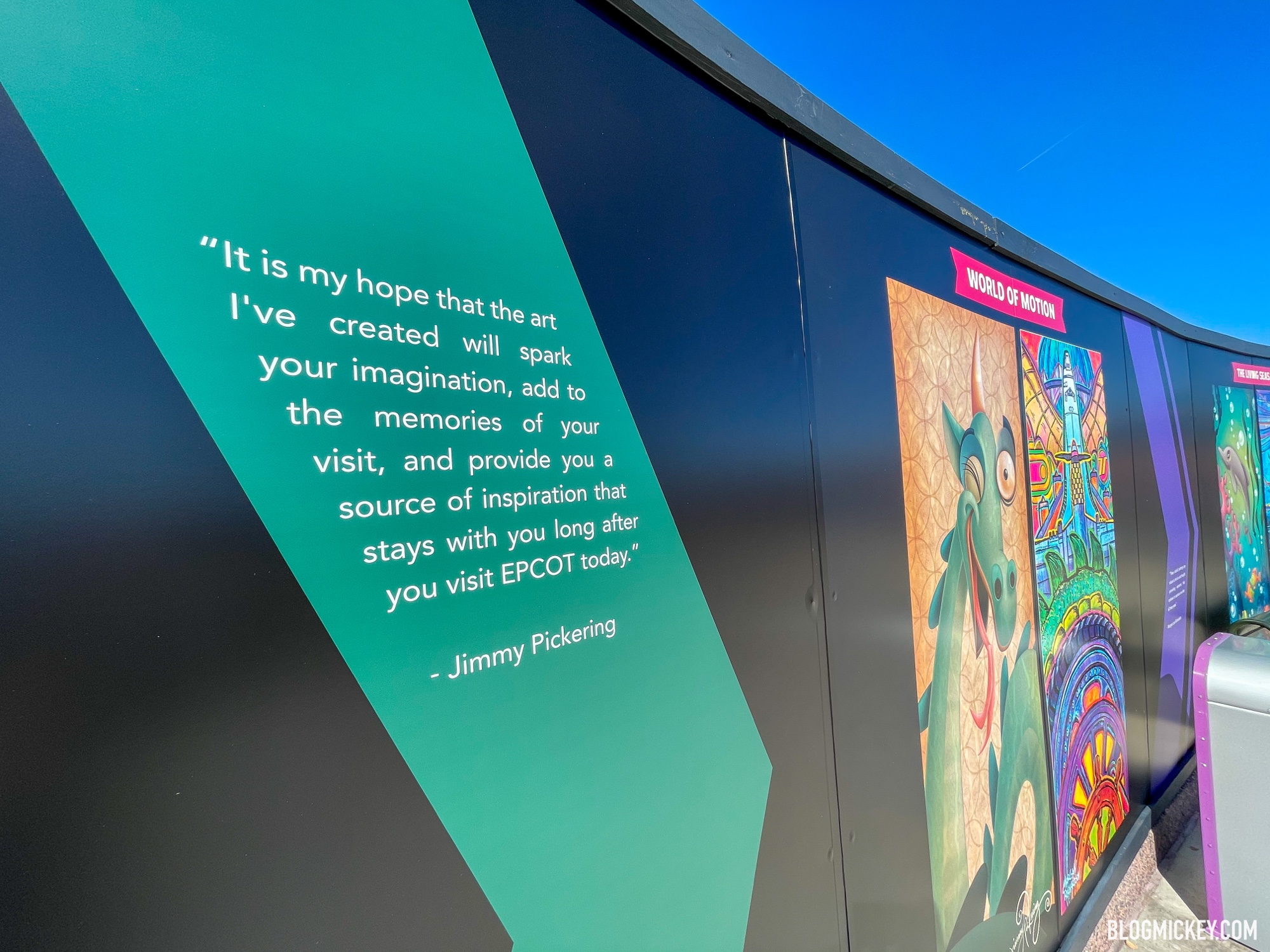 "Drawing on Inspiration" Brings Imagineer Artwork to EPCOT Construction ...