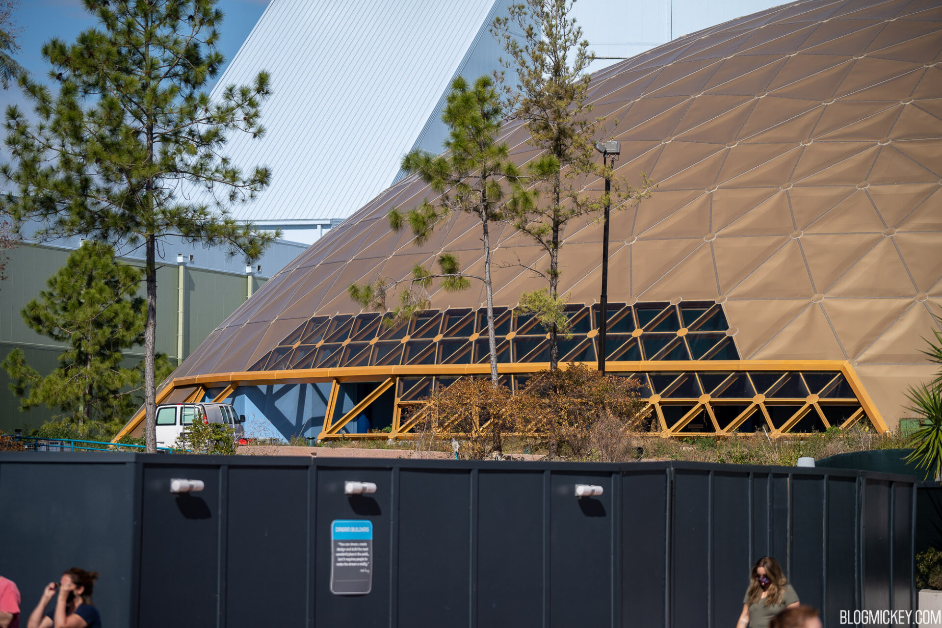 Roof Work Continues on PLAY! Pavilion at EPCOT
