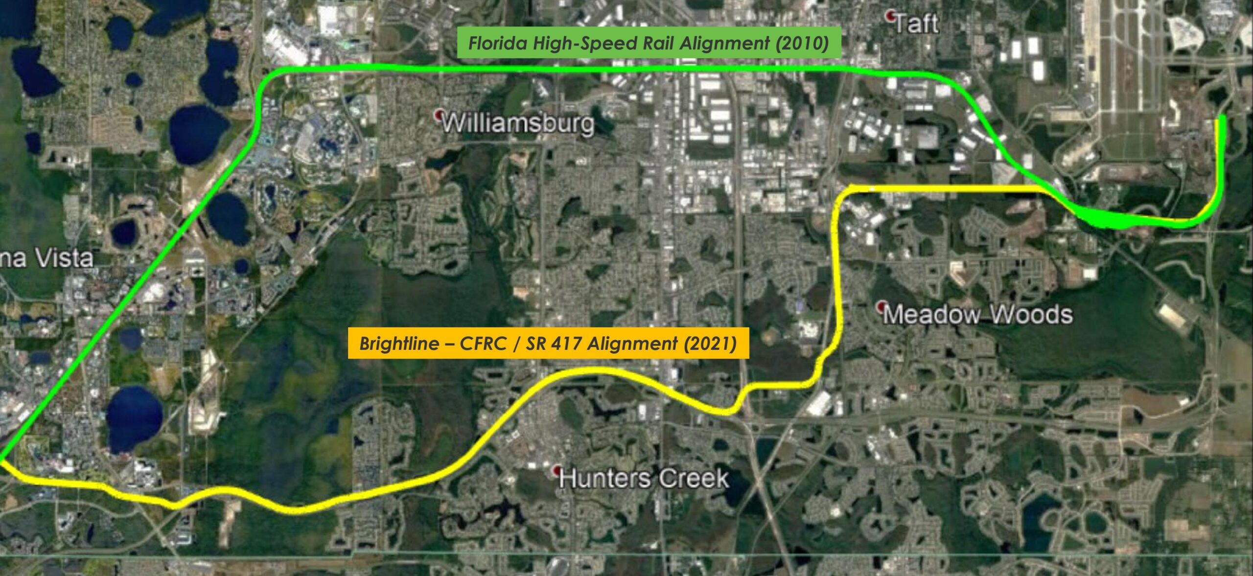 Brightline Details Route, Cost of Building Train Line Between MCO and ...