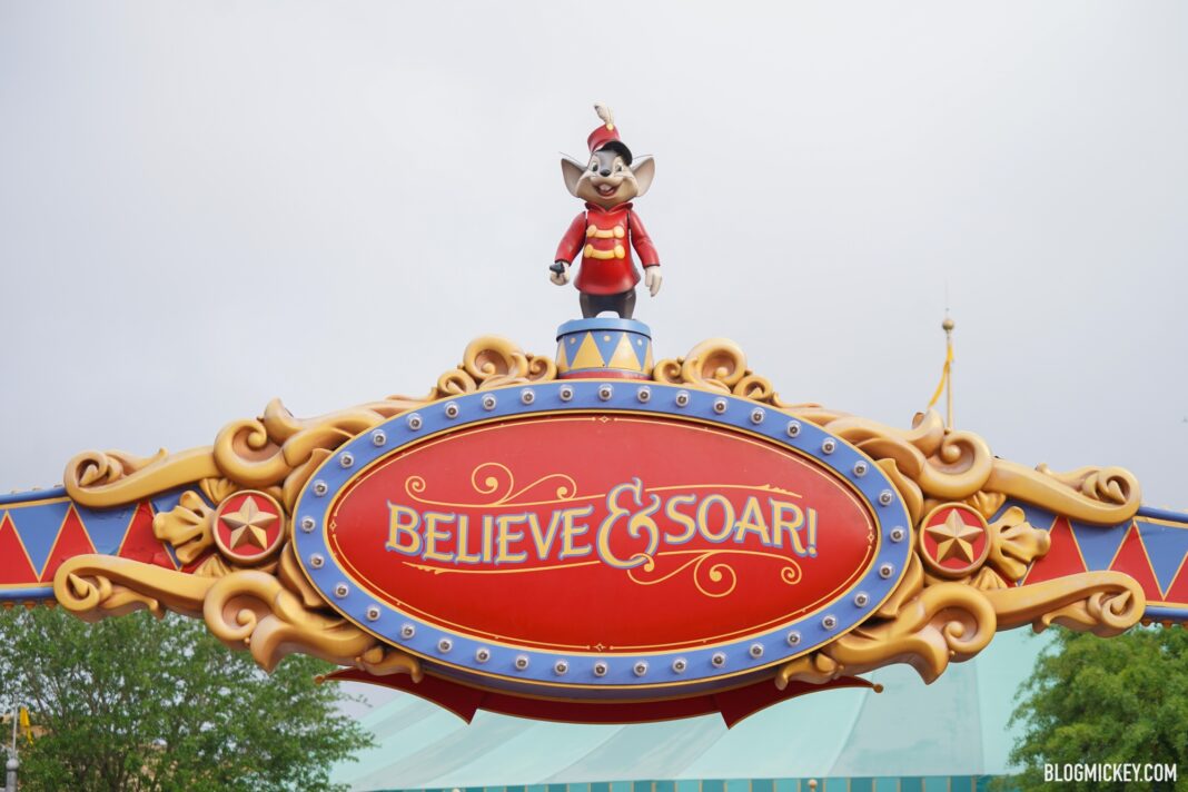 Dumbo the Flying Elephant to Receive a New Attraction Sign Soon