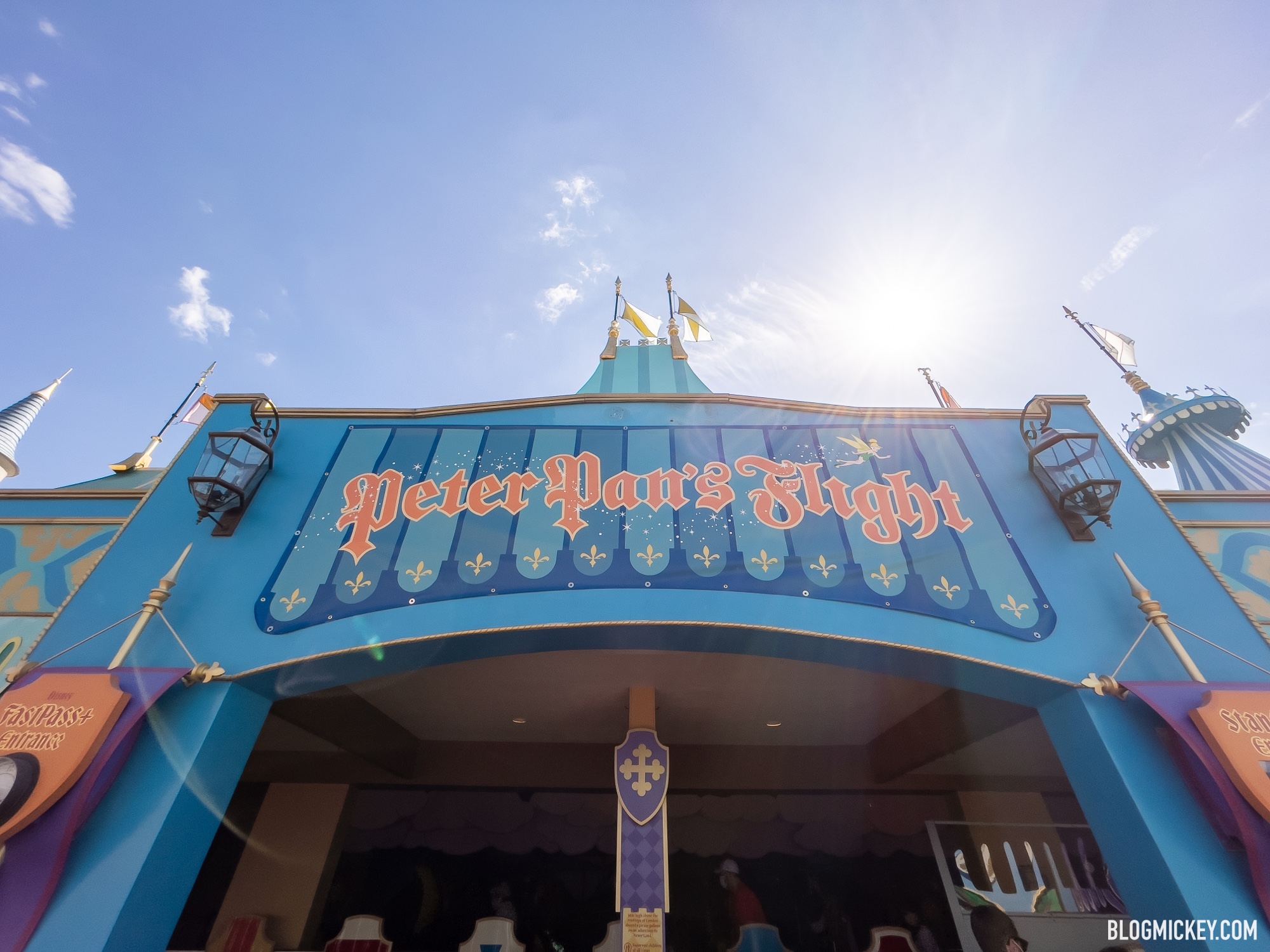 Peter Pan's Flight Attraction Sign Removed at Magic Kingdom