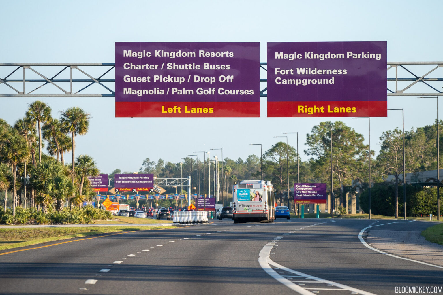 More New-Look Road Signs Installed Near EPCOT at Disney World
