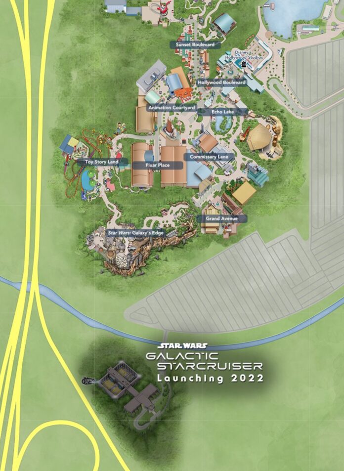 Star Wars: Galactic Starcruiser Added to Disney World Digital Maps