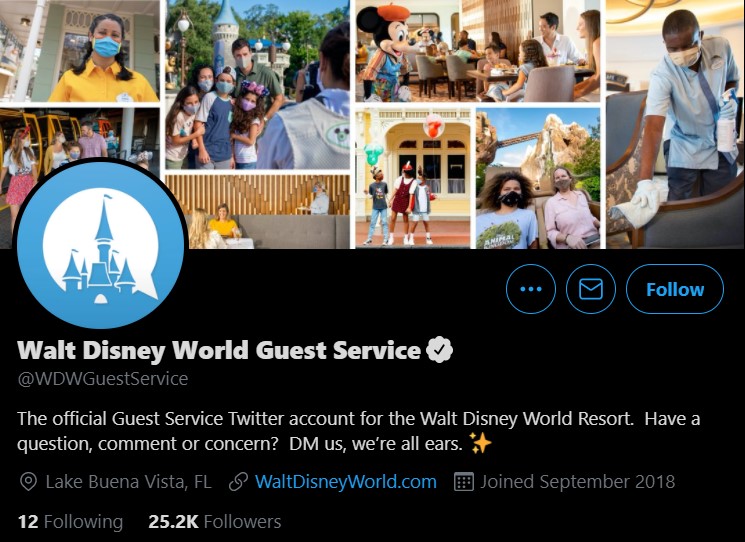Disney World Revives Guest Services Twitter Account
