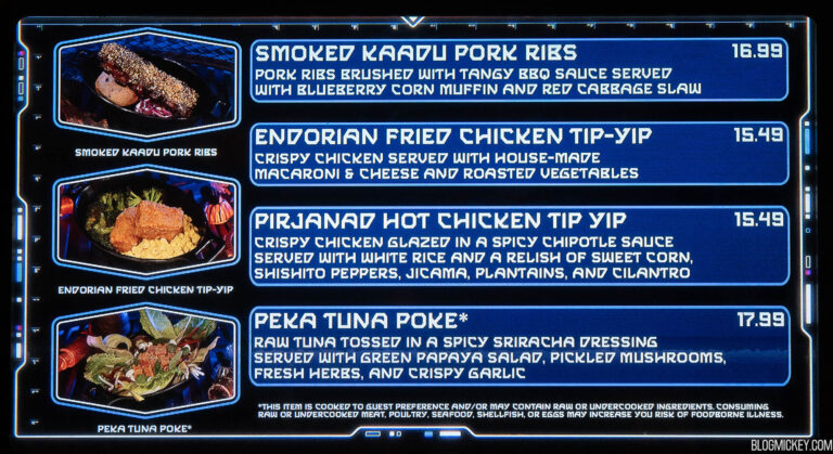 REVIEW: Docking Bay 7 Menu Refresh Impresses at Star Wars: Galaxy's Edge