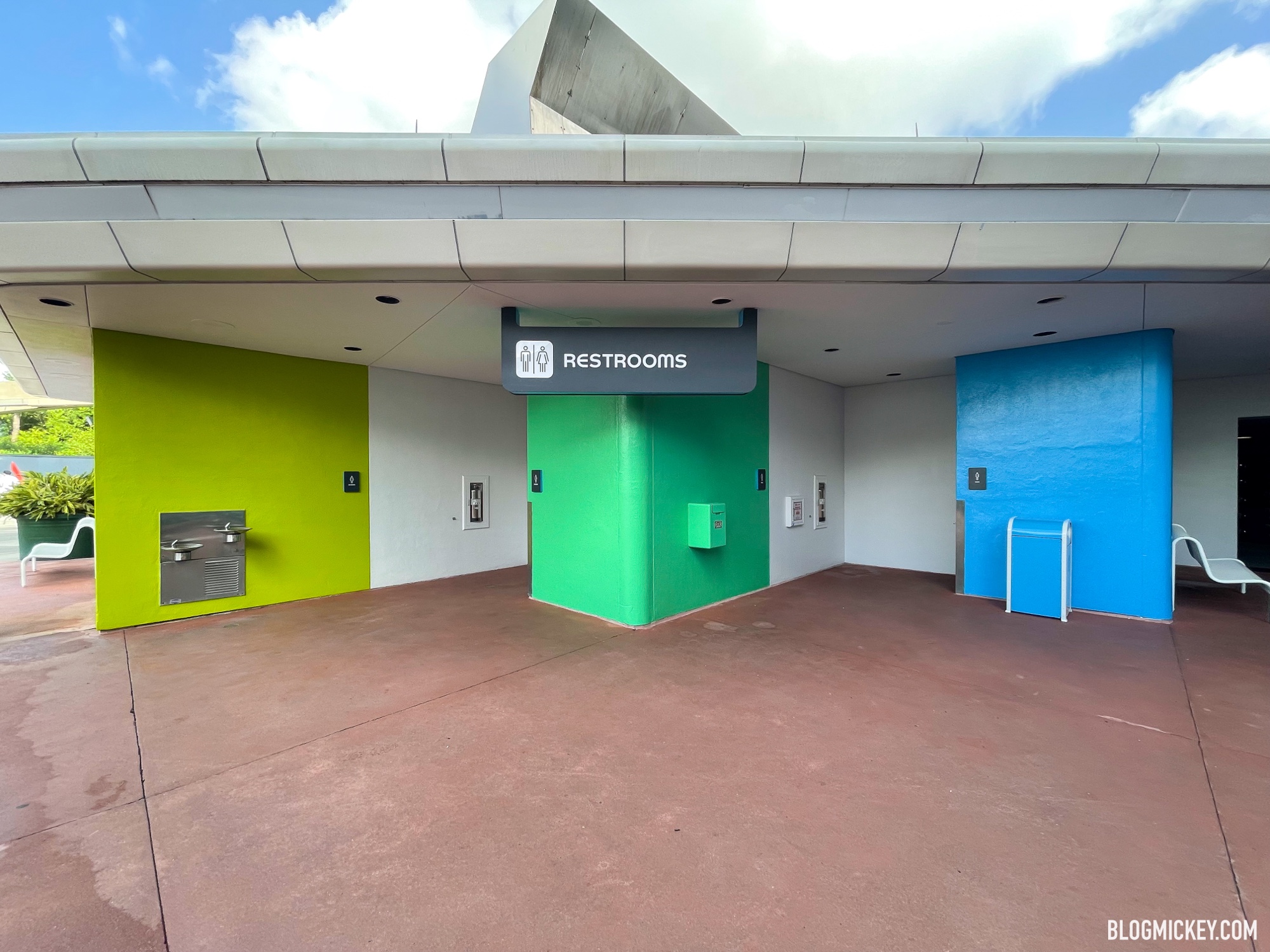 New Color Scheme Revealed for Spaceship Earth Restrooms