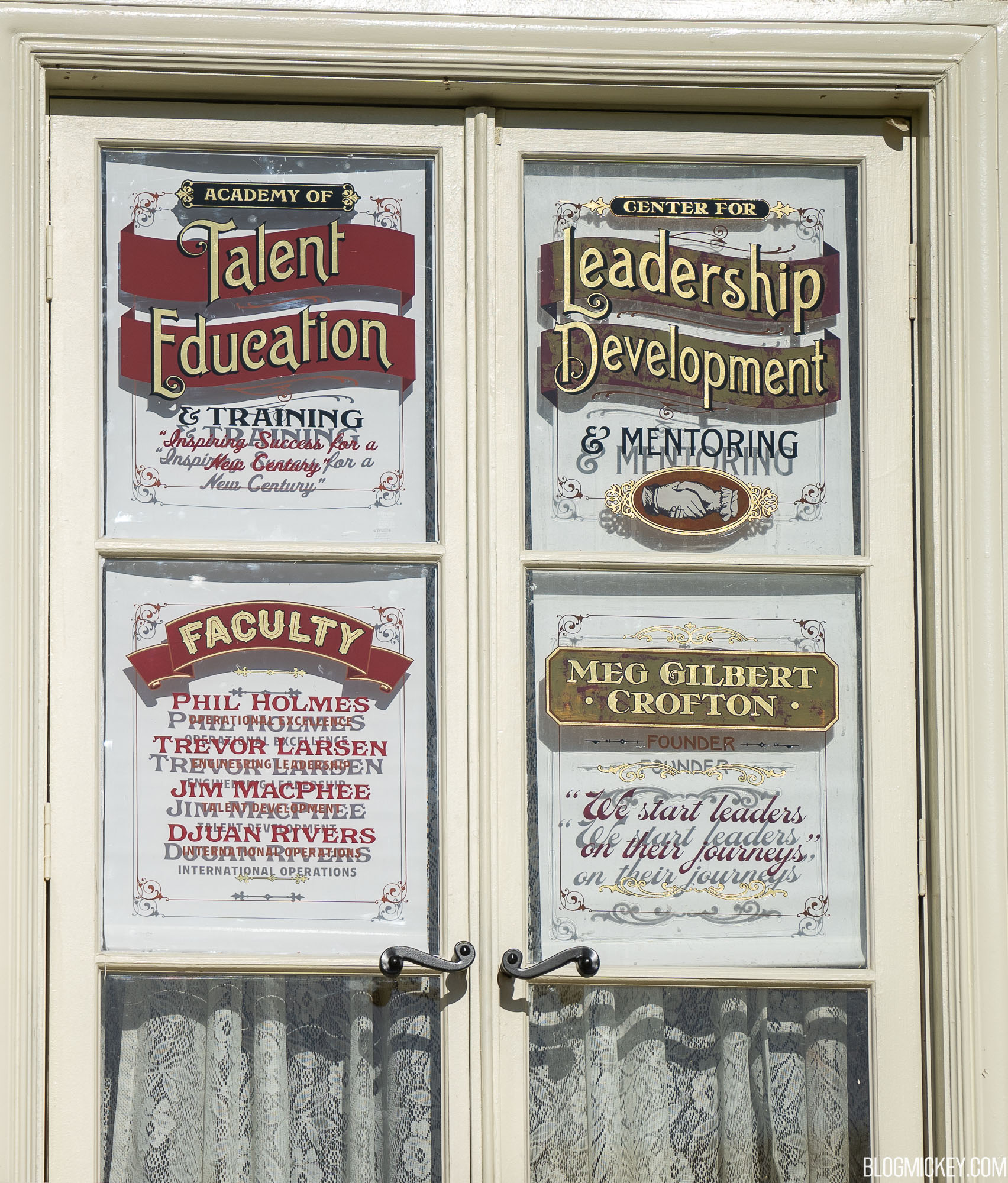 Closer Look at Newest Main Street USA Window in Magic Kingdom