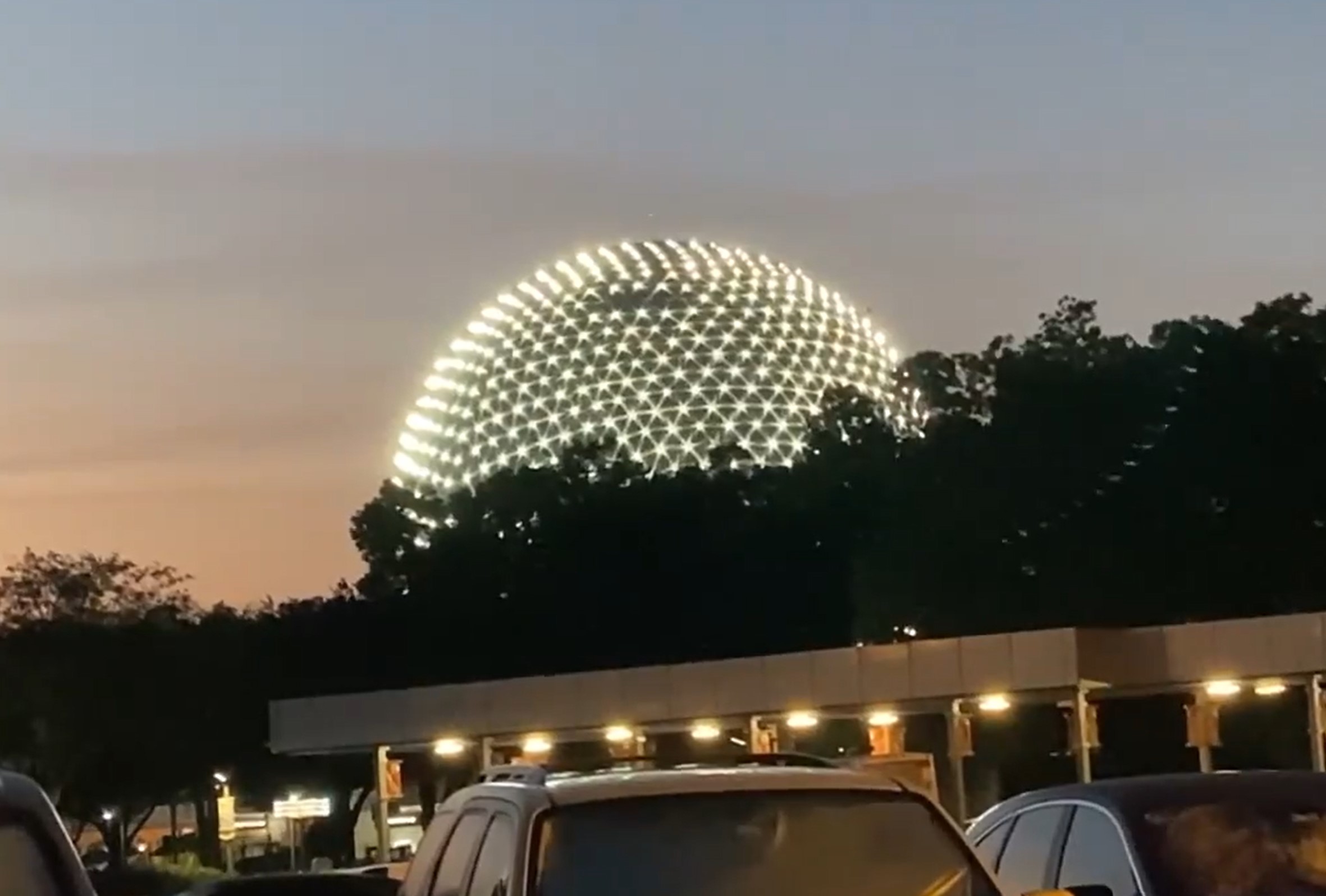 VIDEO: Spaceship Earth Points of Light Testing Continues at EPCOT
