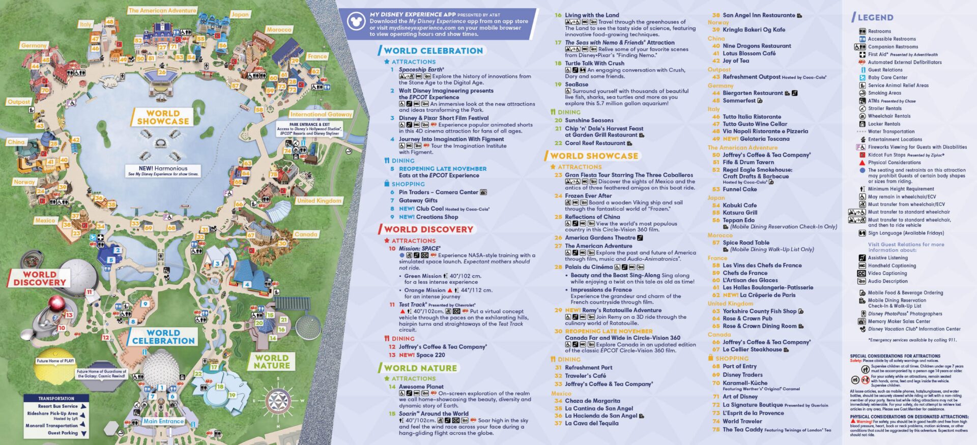 New Disney World 50th Anniversary Park Maps Debut