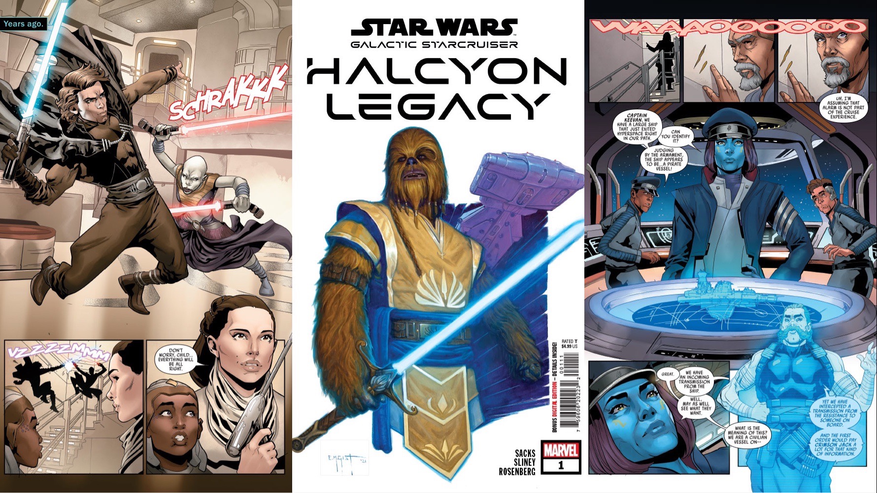 'Halcyon Legacy' Comic Series Takes Readers Aboard Galactic Starcruiser ...