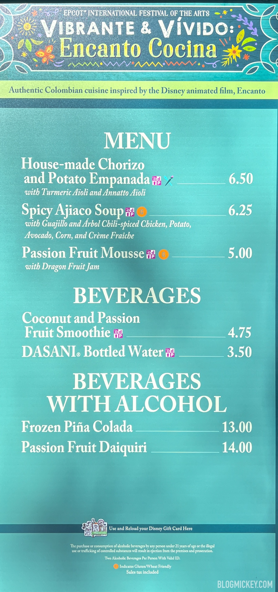 Vibrante & Vívido: Encanto Cocina Food Studio Review - 2022 EPCOT ...