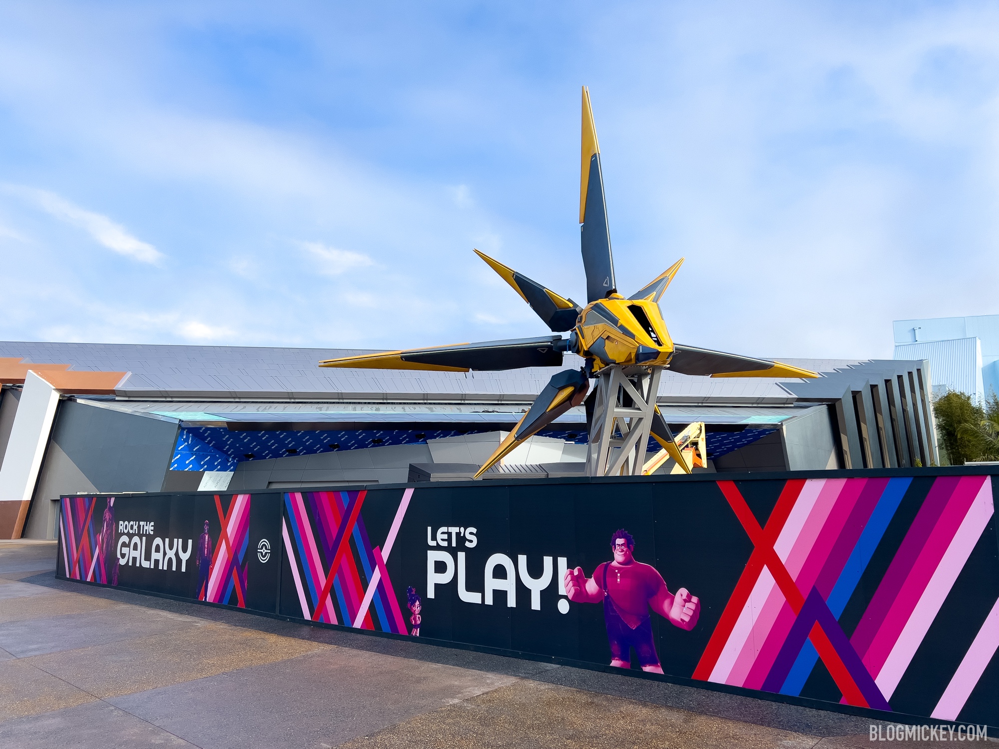 Nova Corps Starblaster Ship Installation Completed at EPCOT