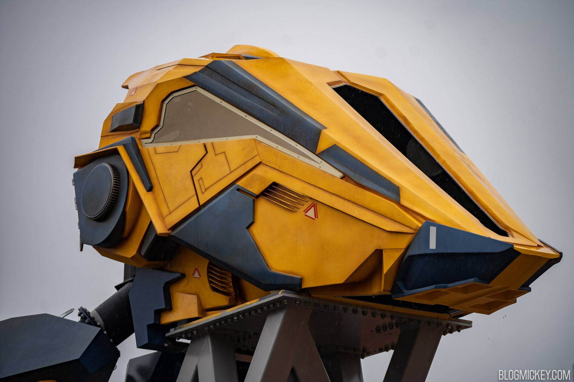 Cosmic Progress! Wings Installed on Nova Corps Starblaster Ship at EPCOT
