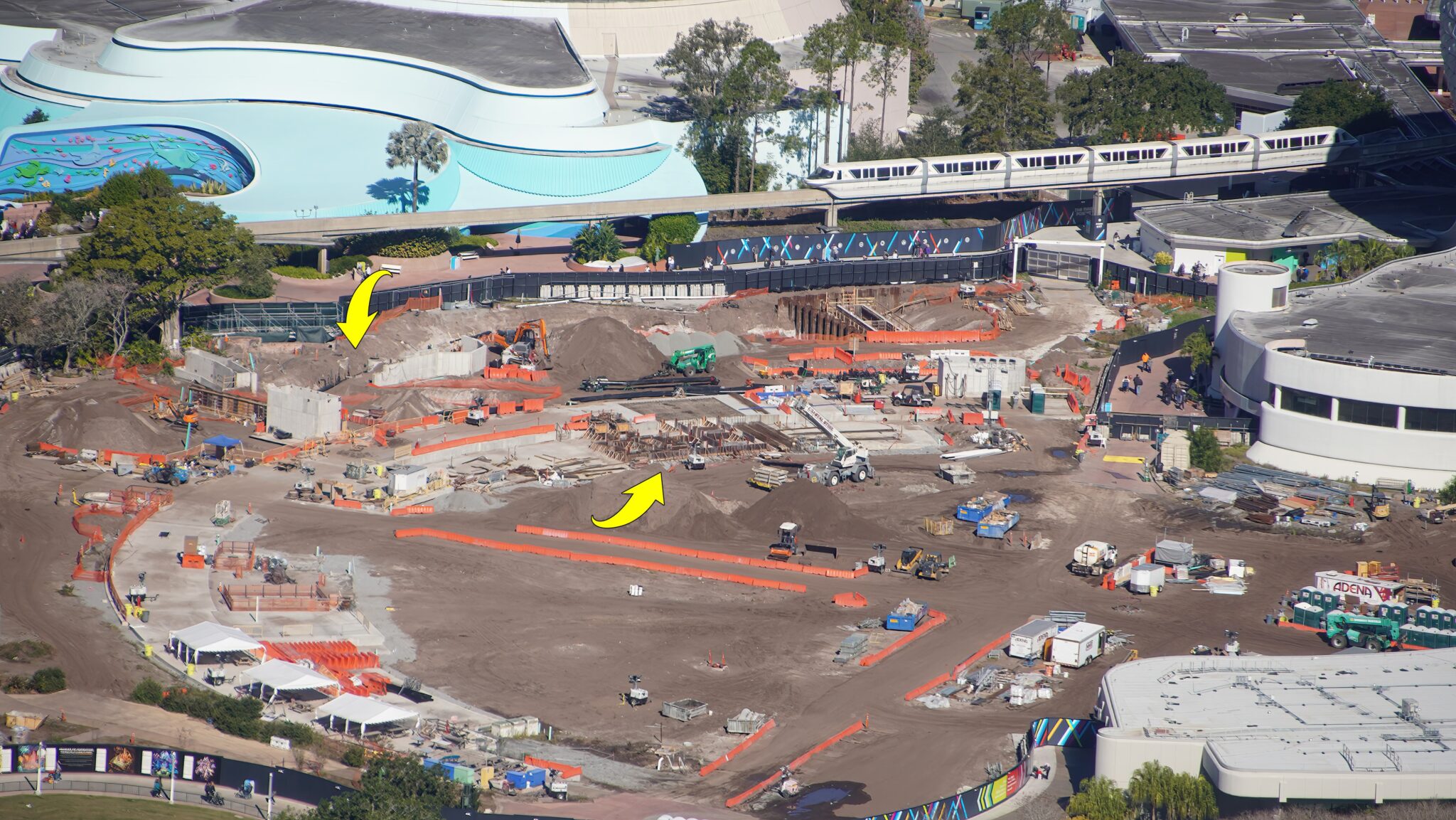 Detailed Look at Complex Water Circulation System, Maze of Concrete ...