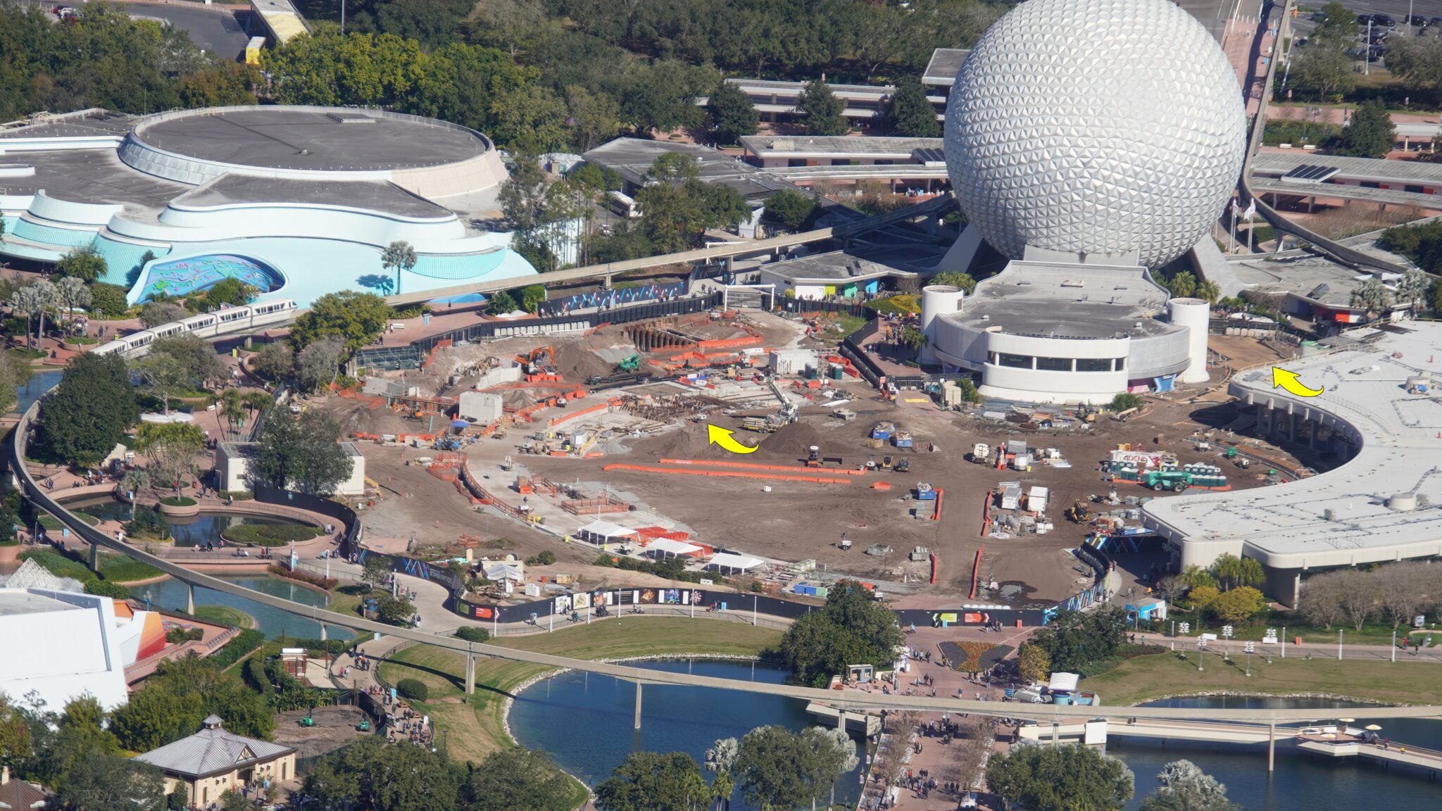 Detailed Look at Complex Water Circulation System, Maze of Concrete ...