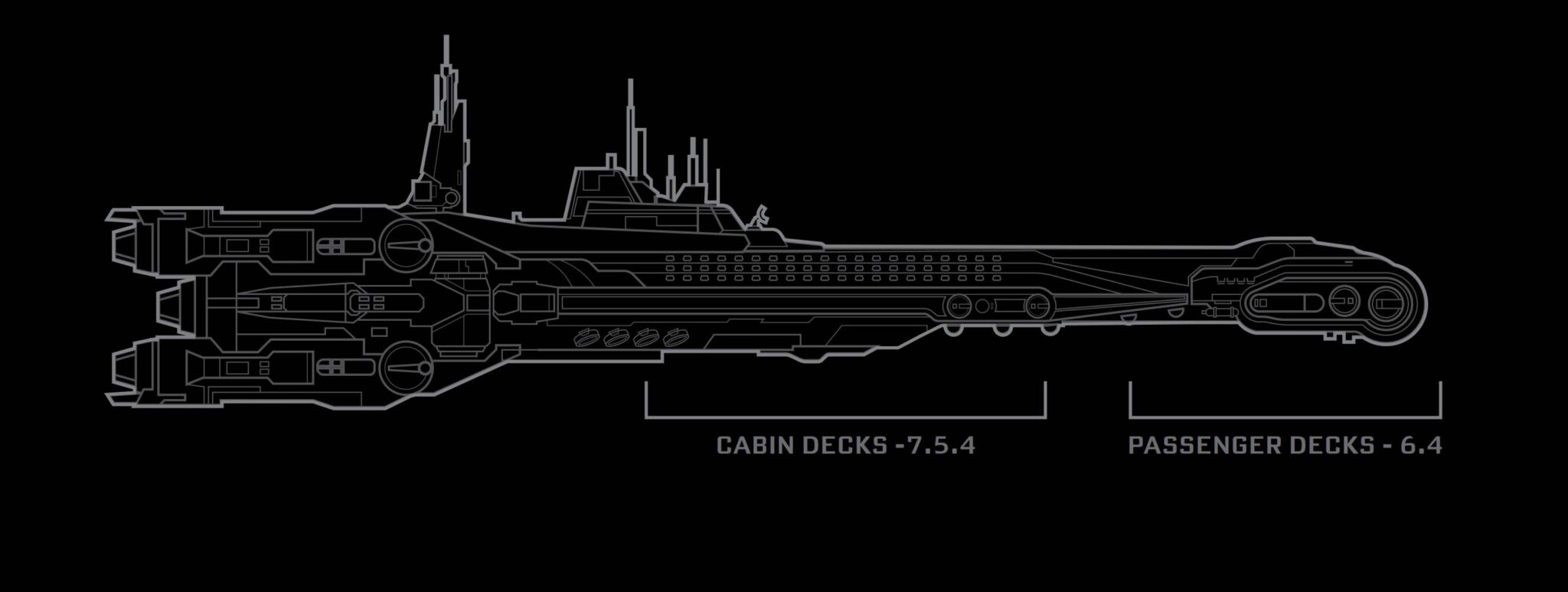 Star Wars: Galactic Starcruiser Deck Map Floorplans