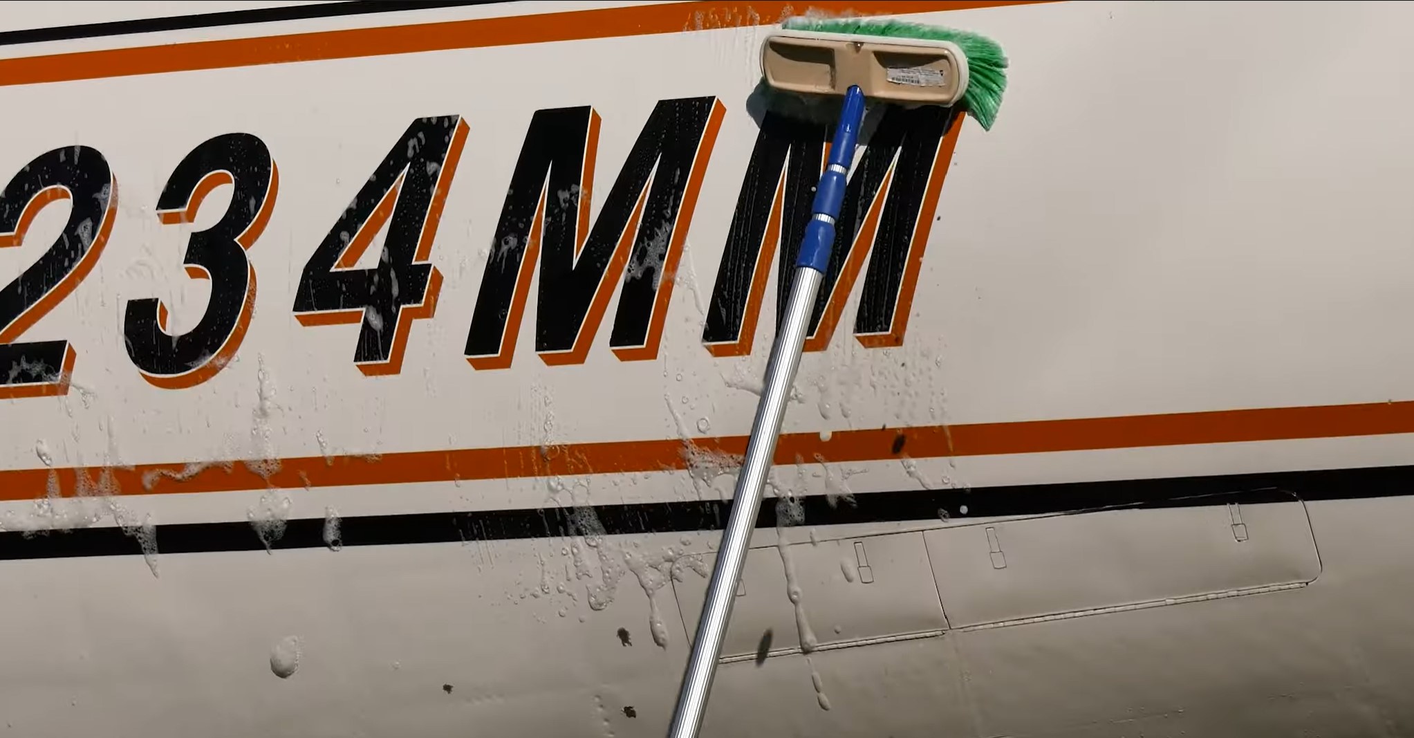 Aerial Look at Refreshed Walt Disney's Plane, Still at Walt Disney World