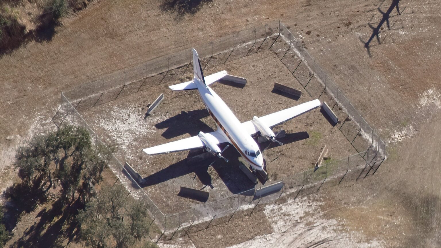 Aerial Look at Refreshed Walt Disney's Plane, Still at Walt Disney World