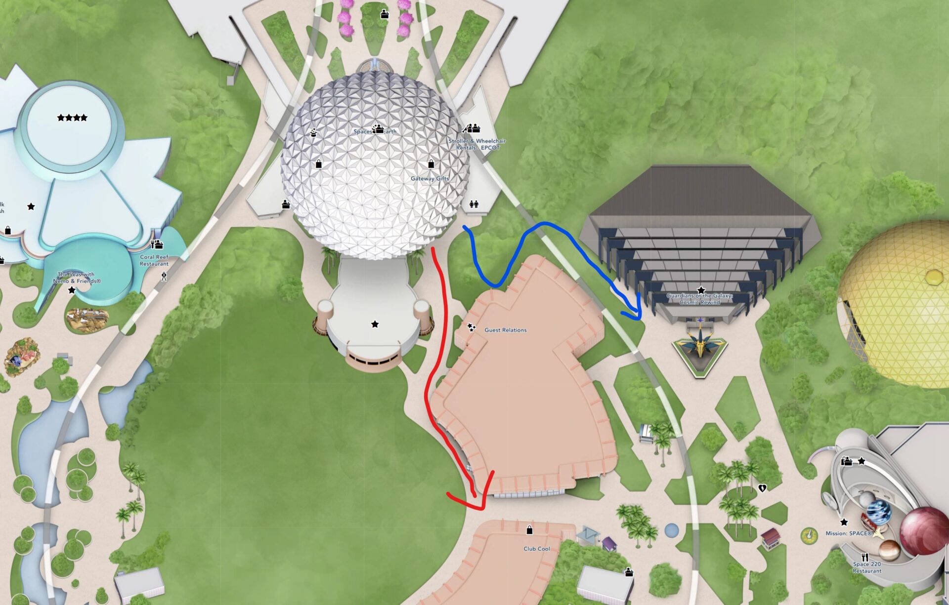 New Walkway Now Open in World Celebration East at EPCOT