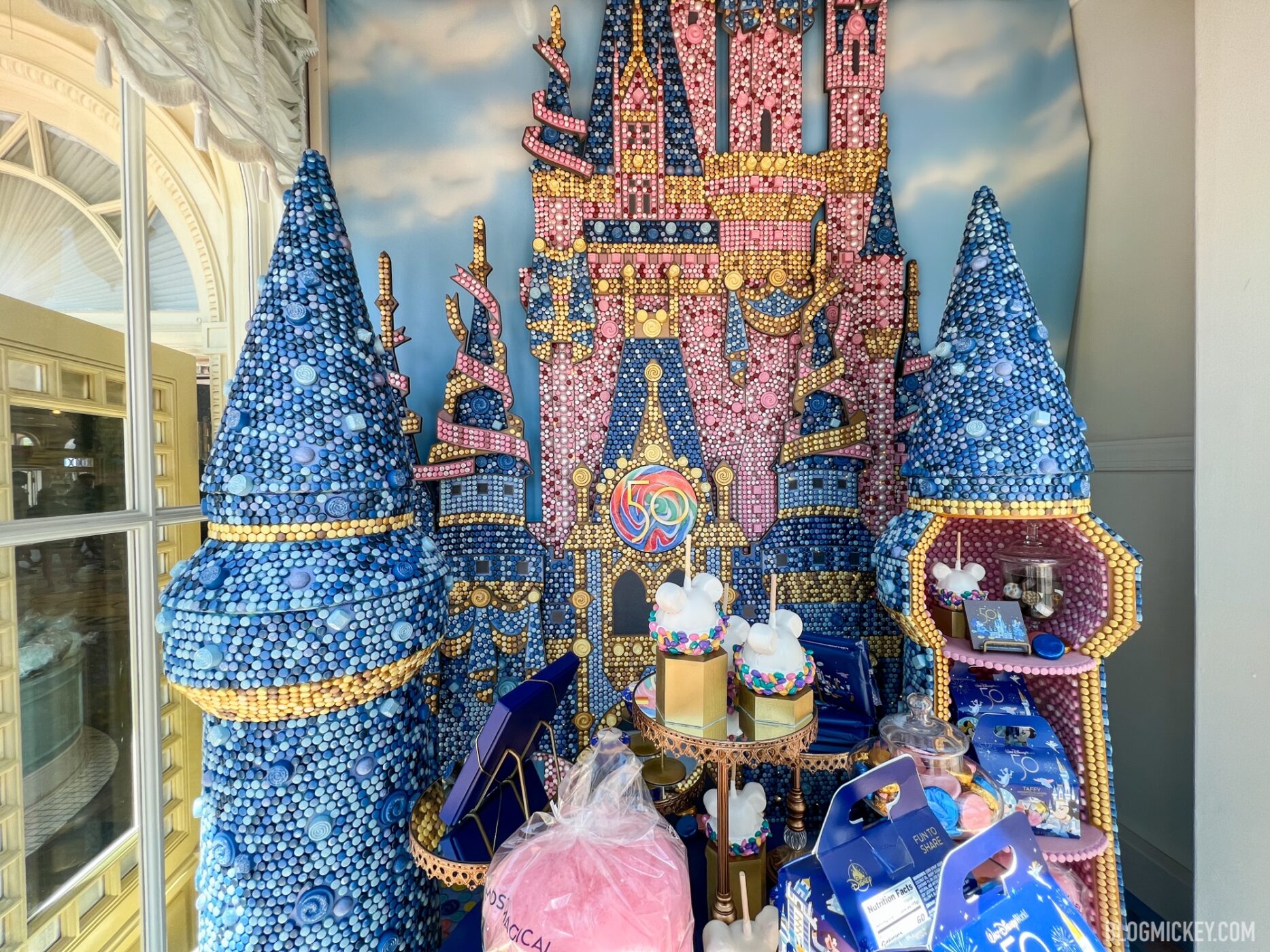 Candy Cinderlla Castle Window Display Installed at Main Street ...