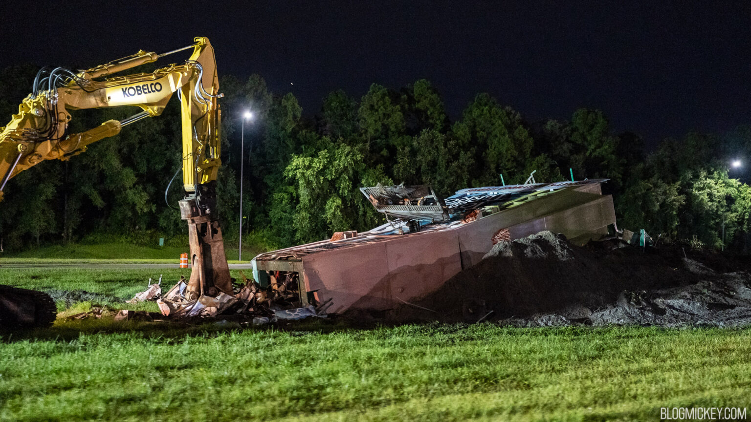 Twilight Zone Tower of Terror Billboard Demolished at Disney World