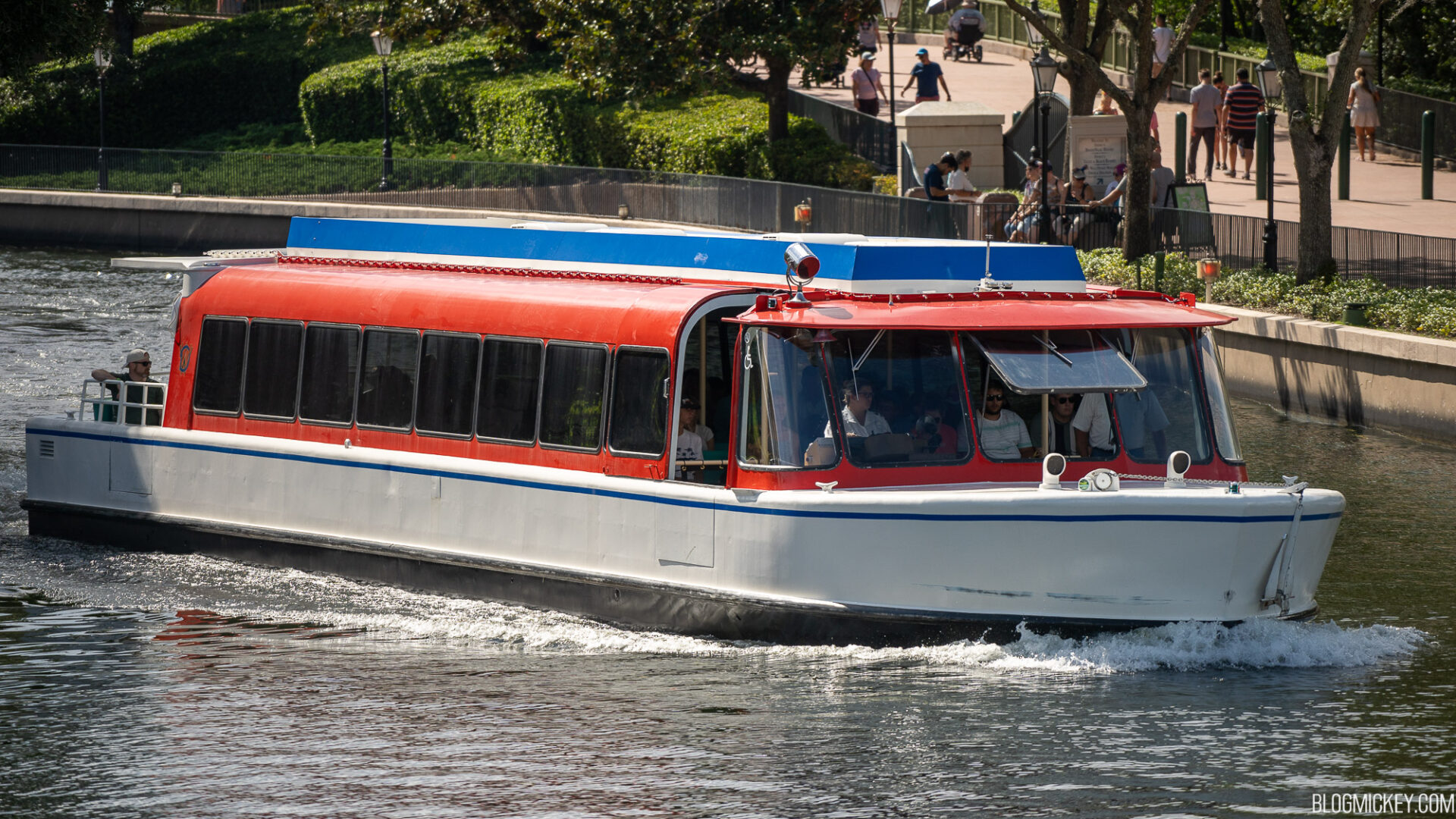 New Color Scheme Debuts on Recently Repainted Friendship Boat at Disney ...