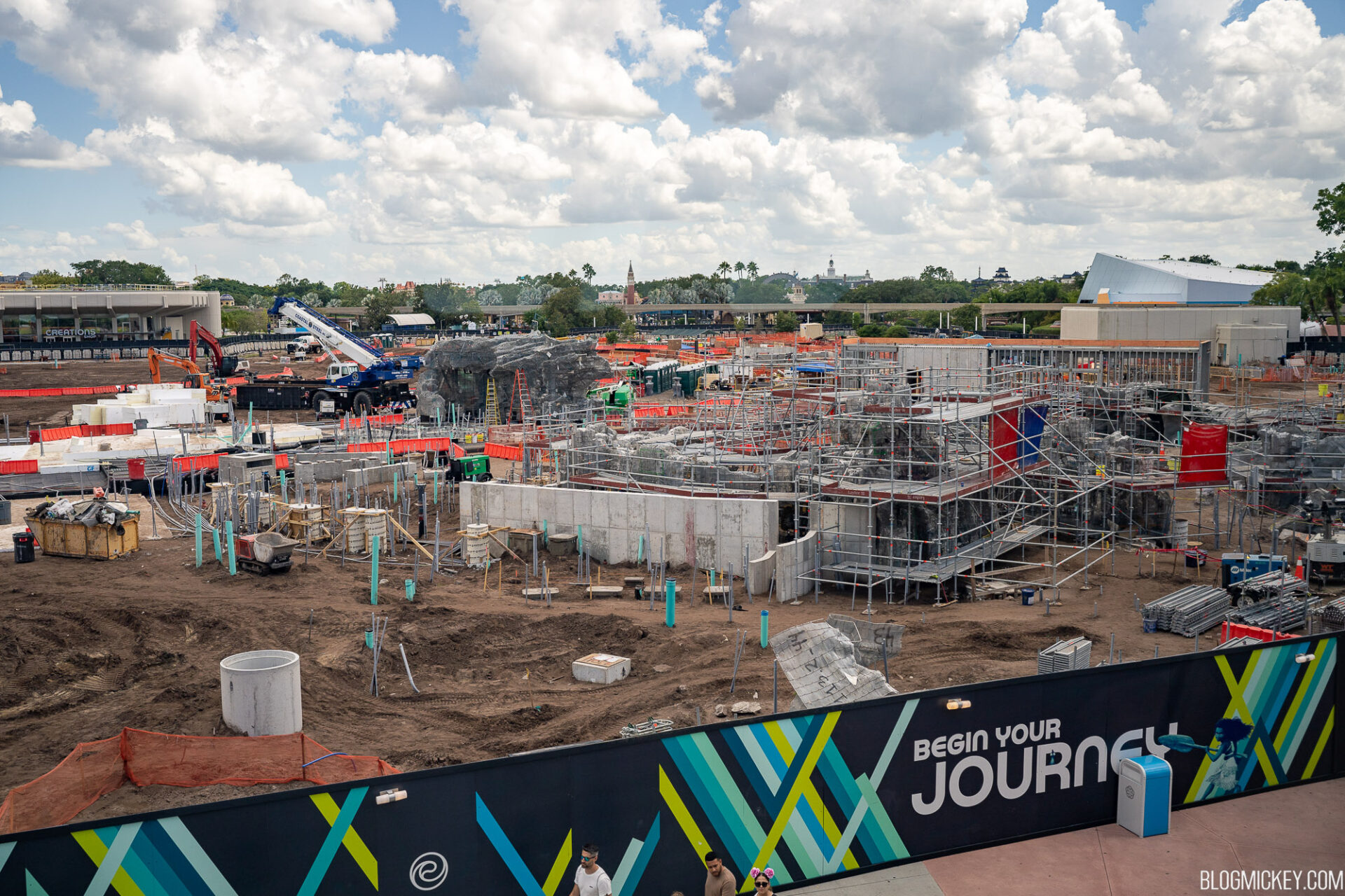 Detailed Look at Moana Journey of Water Construction in EPCOT (New ...