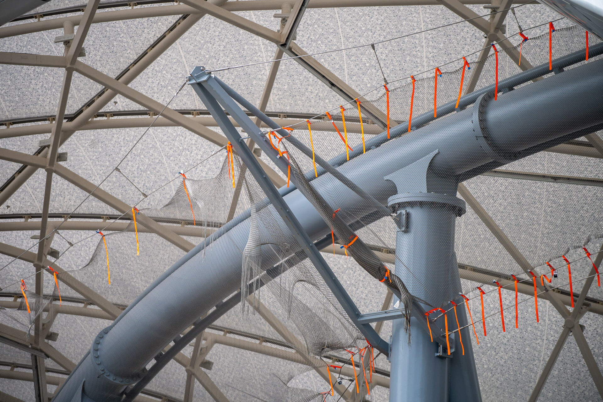 Roller Coaster Safety Netting Installed at TRON Lightcycle Run in Magic ...