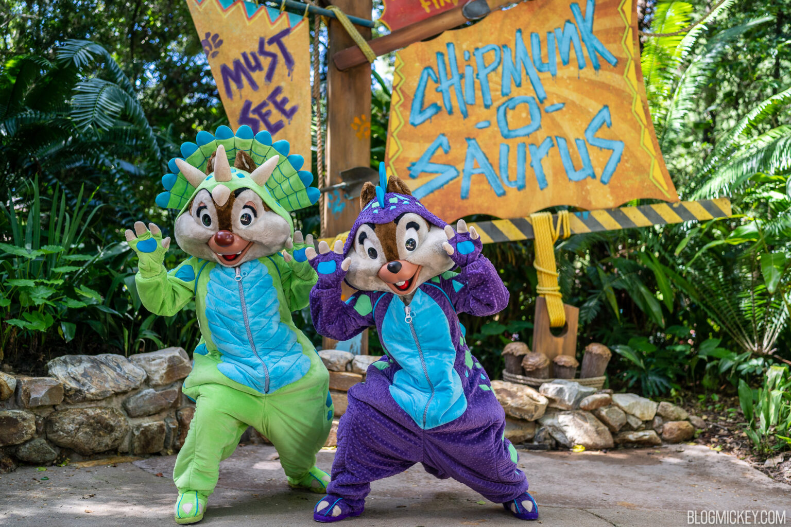 Chip & Dale Chipmunk-O-Saurus Meet and Greet Returns to Disney's Animal ...