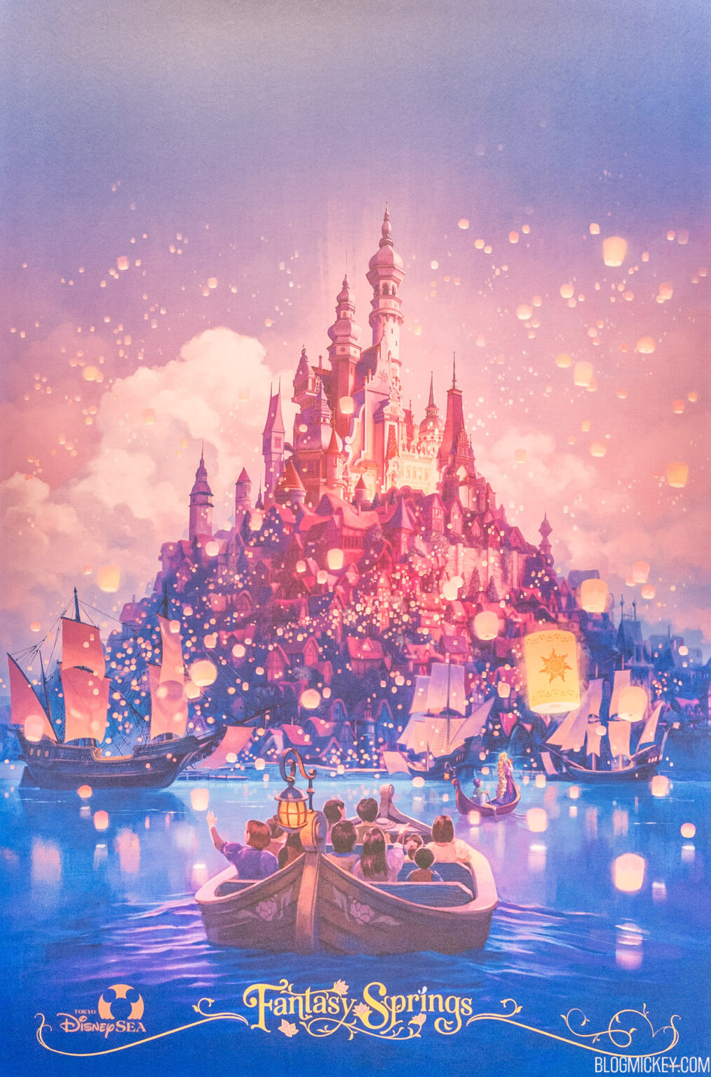 Tokyo DisneySea Tangled Ride Vehicle Model & Attraction Poster on ...