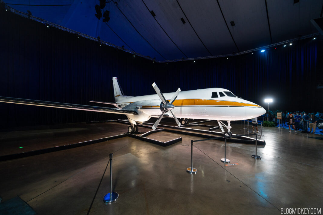 80+ Photos of 'Mickey Mouse One: Walt's Plane' Exhibit at D23 Expo 2022