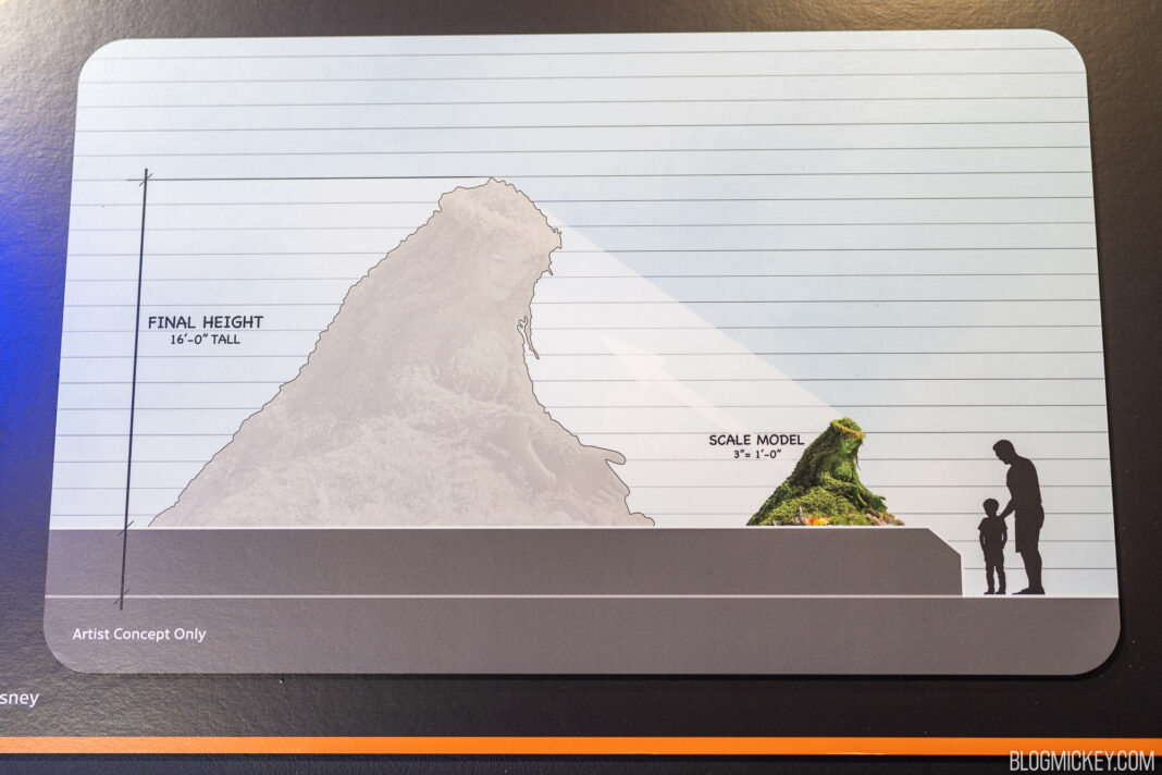 Te Fiti Model for Moana Journey of Water Attraction at D23 Expo 2022