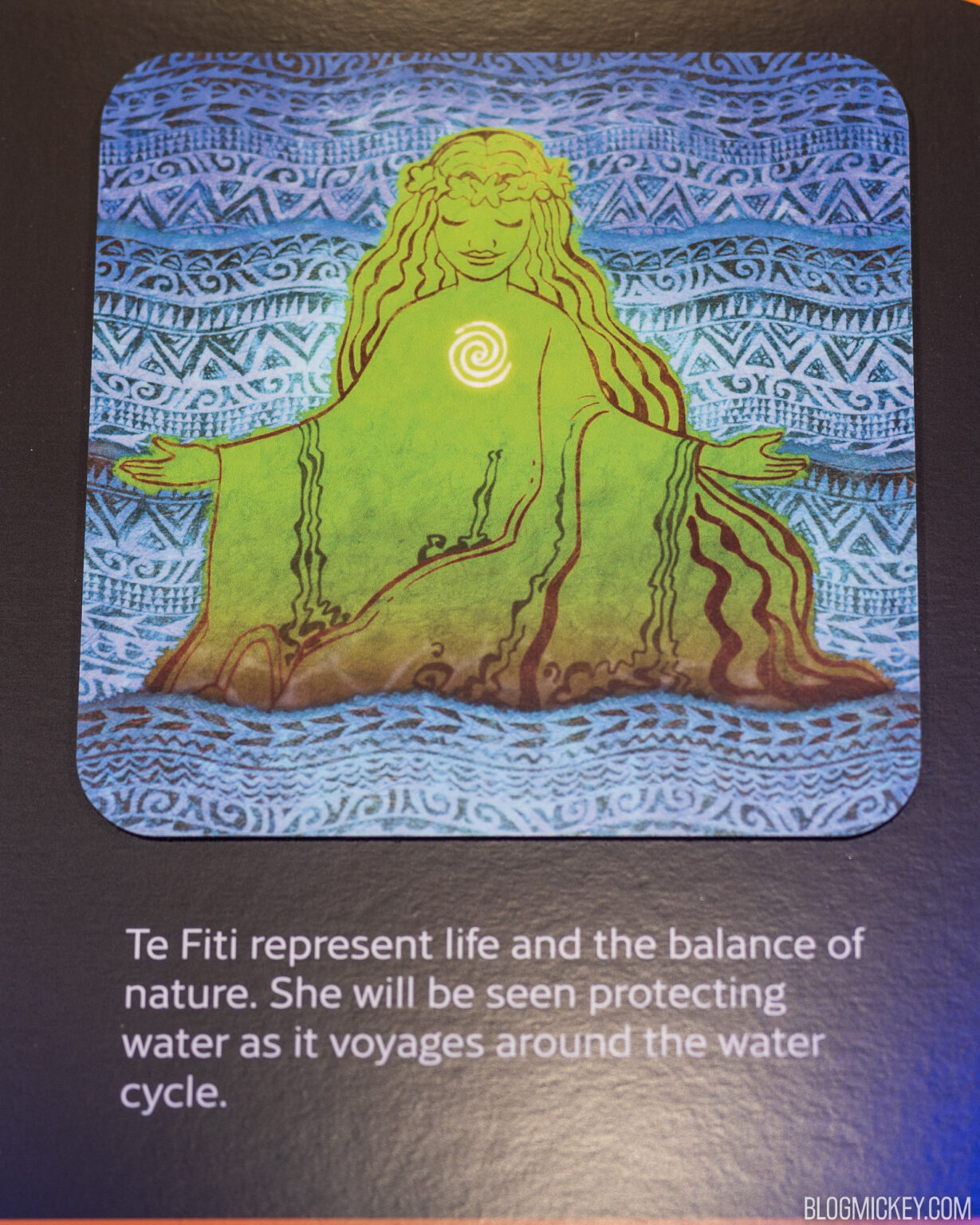 Te Fiti Model for Moana Journey of Water Attraction at D23 Expo 2022