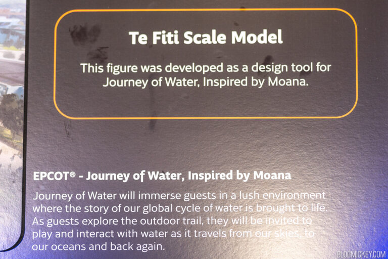 Te Fiti Model for Moana Journey of Water Attraction at D23 Expo 2022