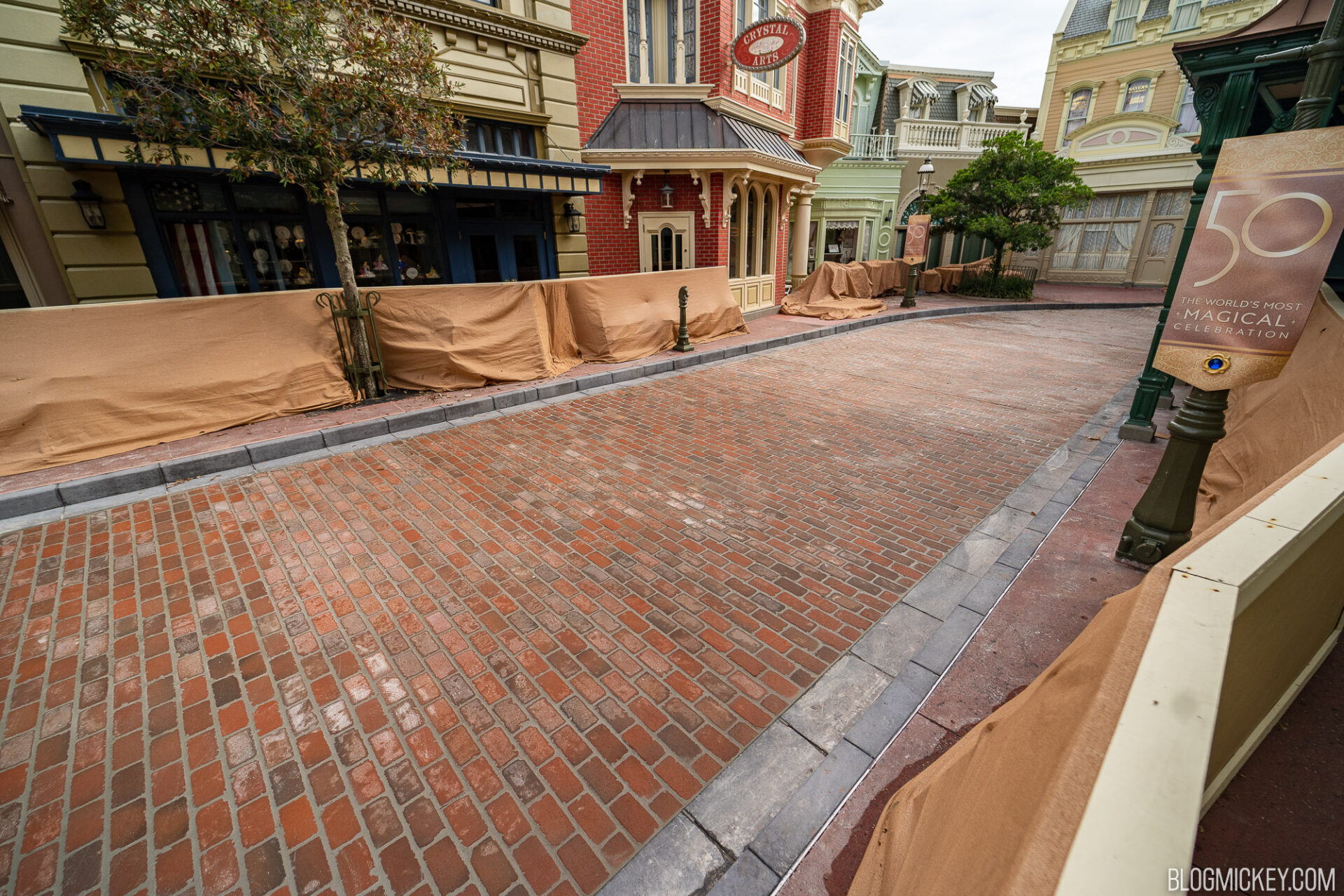 Center Street Refurbishment Project Nearly Complete at Magic Kingdom